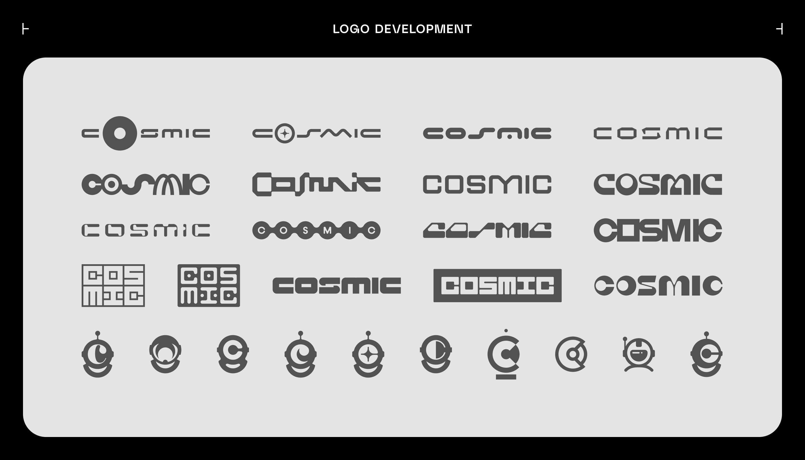 COSMIC VP – Logo Design & Branding by Martin Naumann on Dribbble