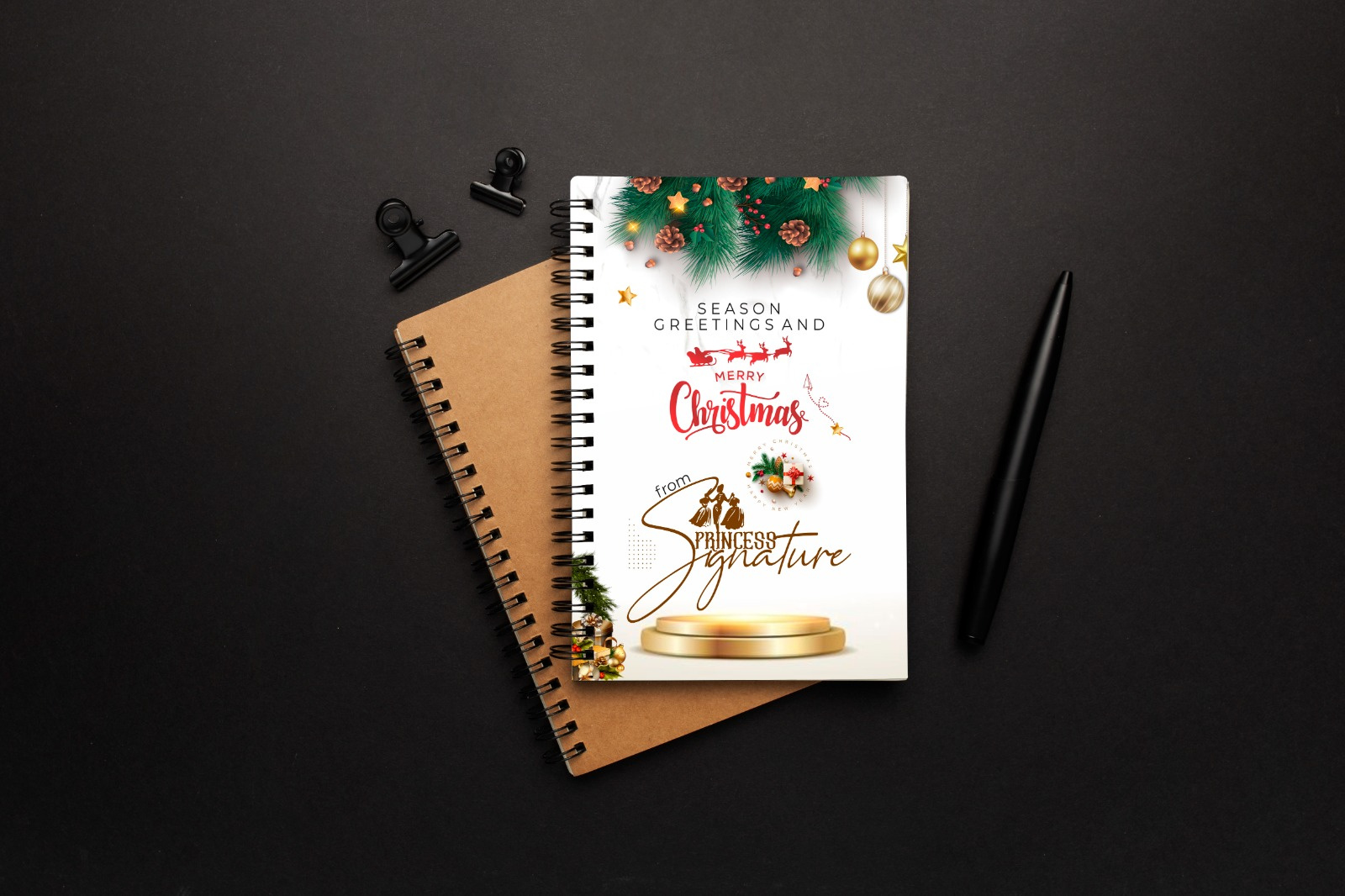 Christmas Jotter cover Design by Okafor Divine on Dribbble