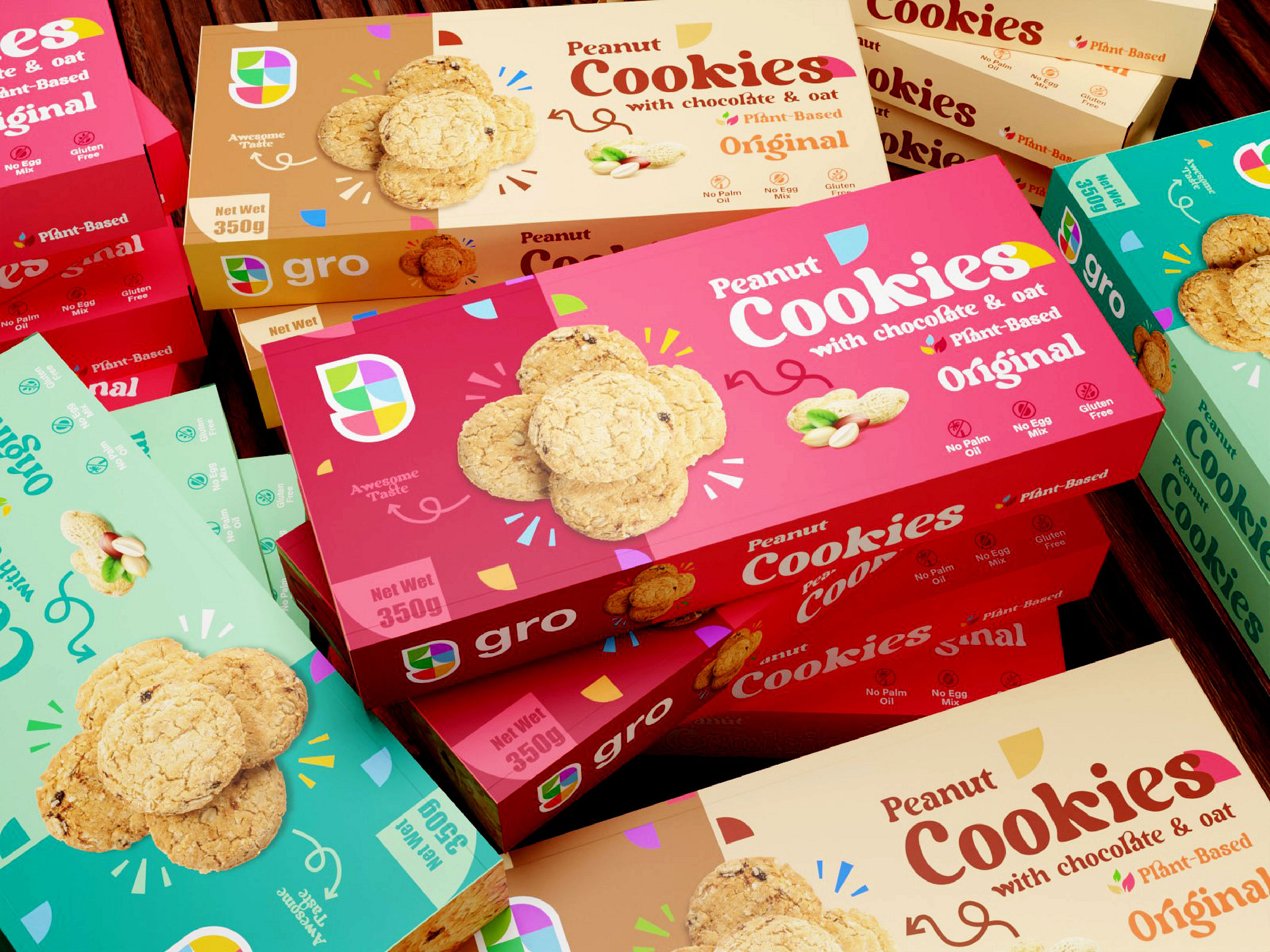 Cookies packaging design | Box packaging | Label design by Hadisur R ...