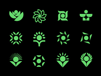 Human / Growth Icon Exploration II by Bret Hawkins on Dribbble