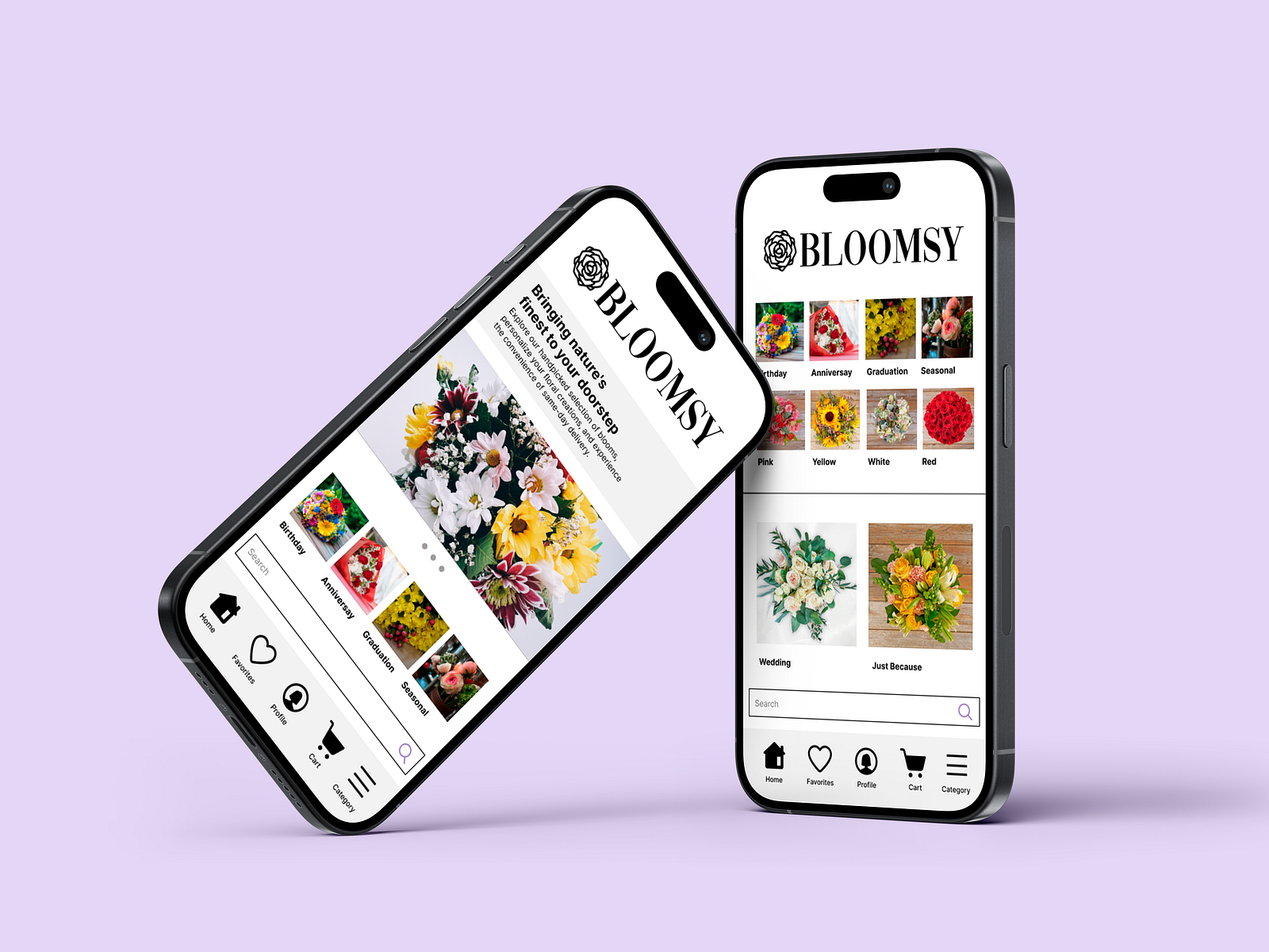 Bloomsy App by T'mara Morrow on Dribbble