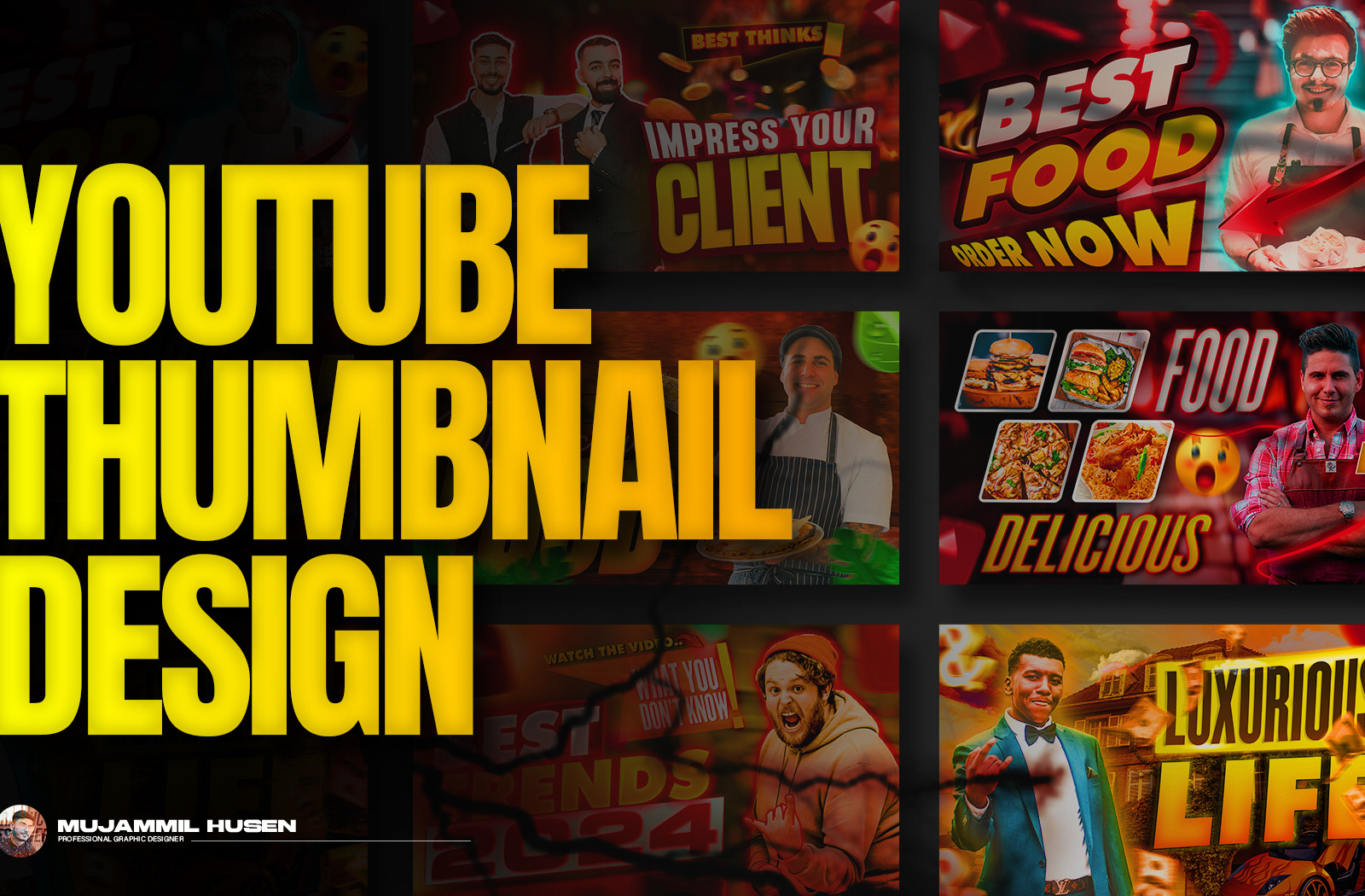 Youtube Thumbnail Design by Mujammil Husen on Dribbble