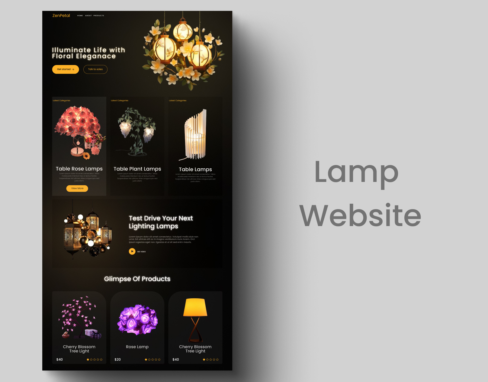 Lamp Web Design designs, themes, templates and downloadable graphic ...