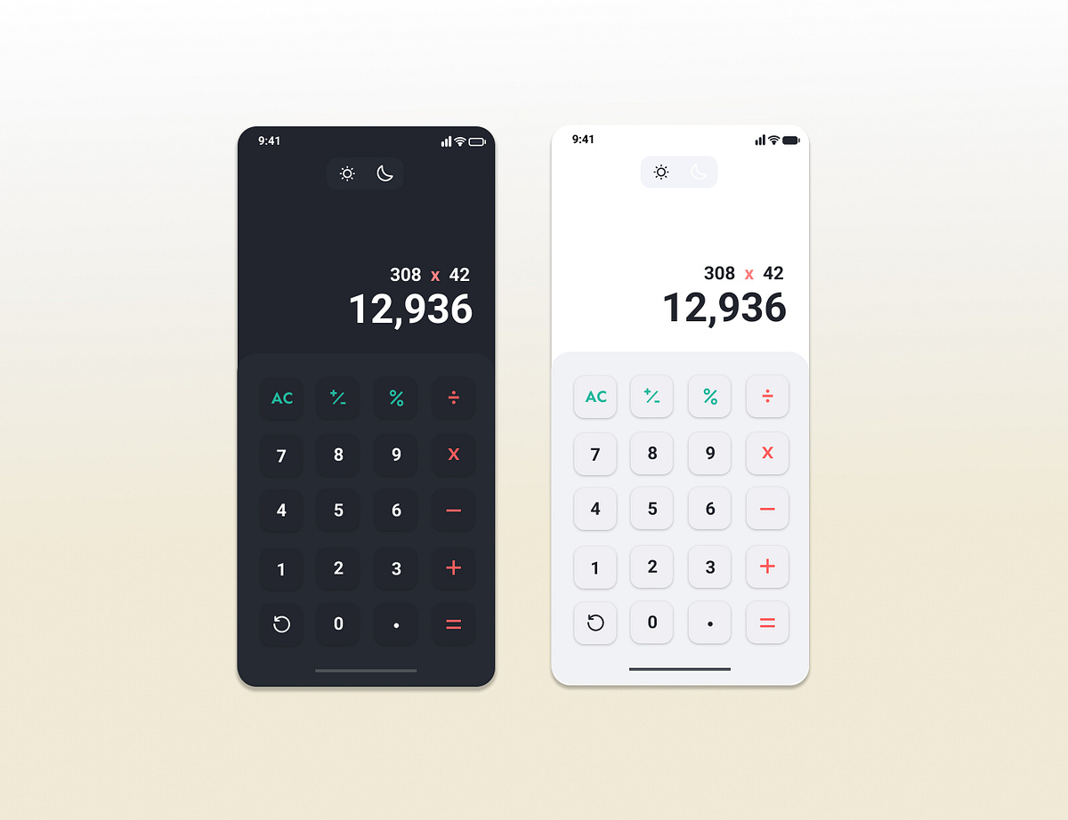 Day#005 - Calculation - UI Design by Itx Musa on Dribbble