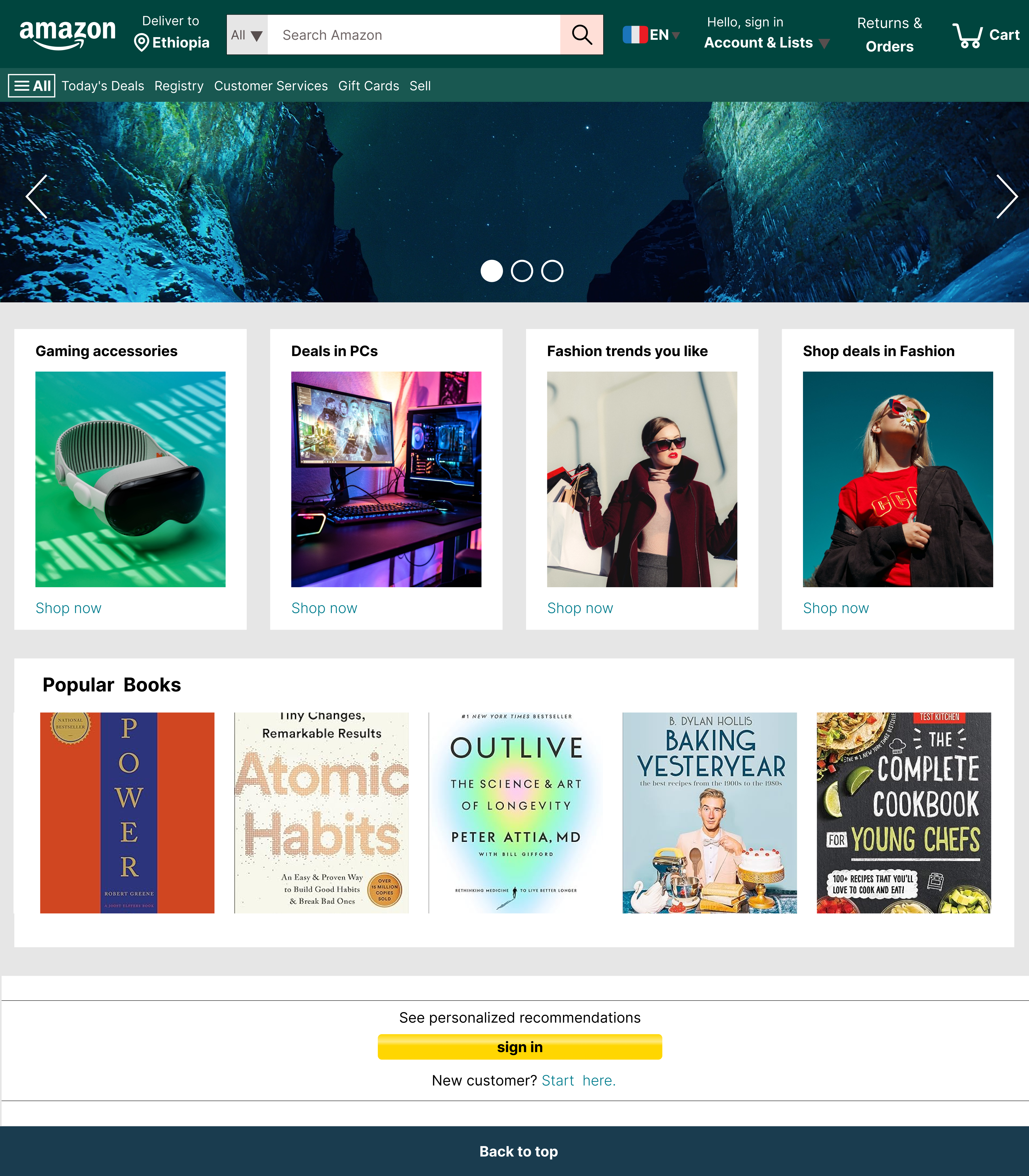 Amazon Clone designs, themes, templates and downloadable graphic ...
