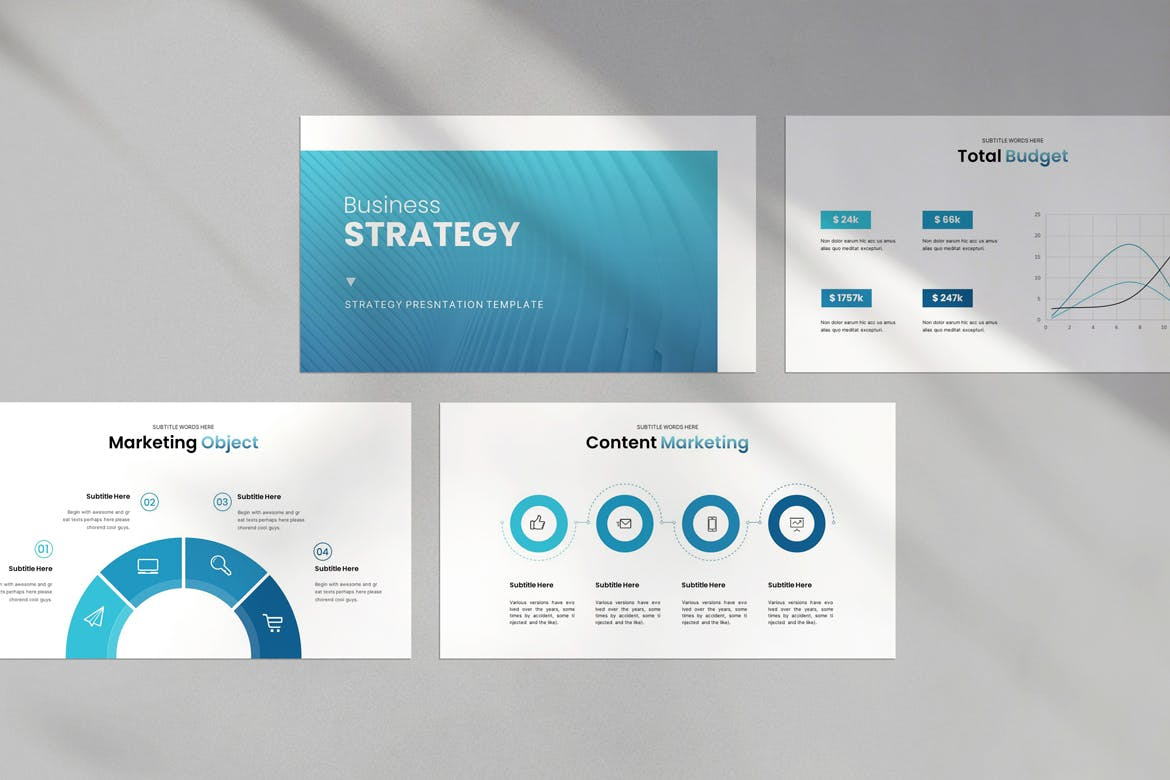 Business Strategy PowerPoint Presentation Template by Master Templates ...