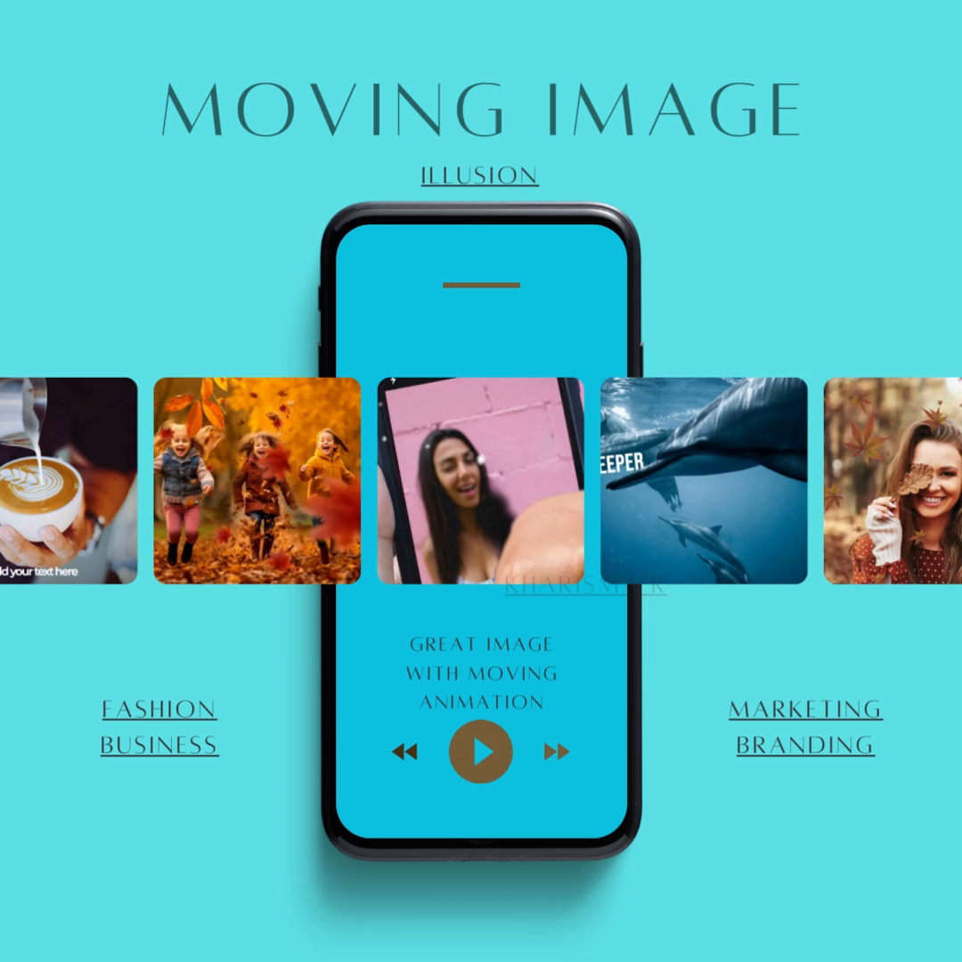 Moving Image Illusion by Kharisma R on Dribbble
