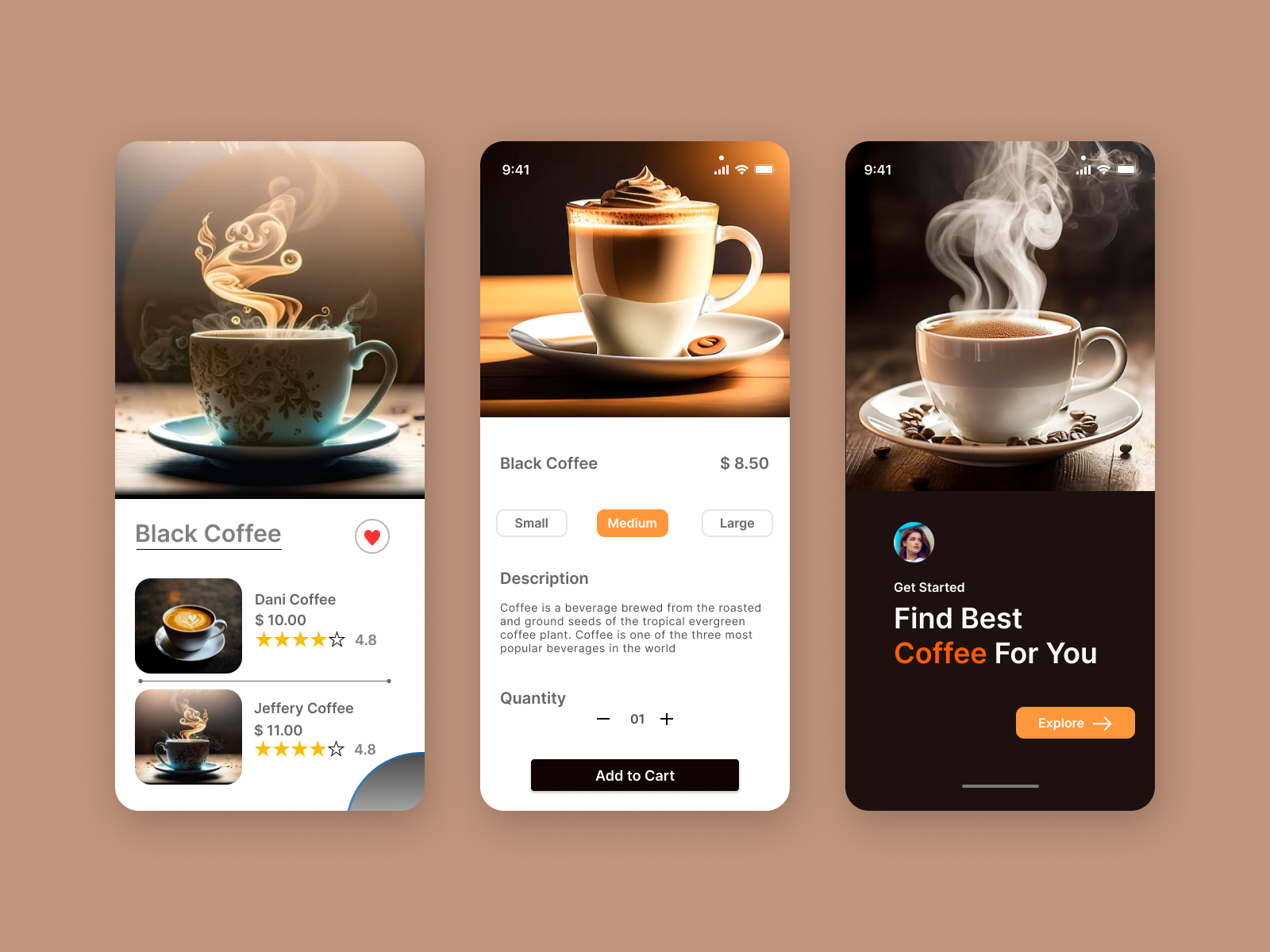 Black Coffee Design by Design Delight on Dribbble
