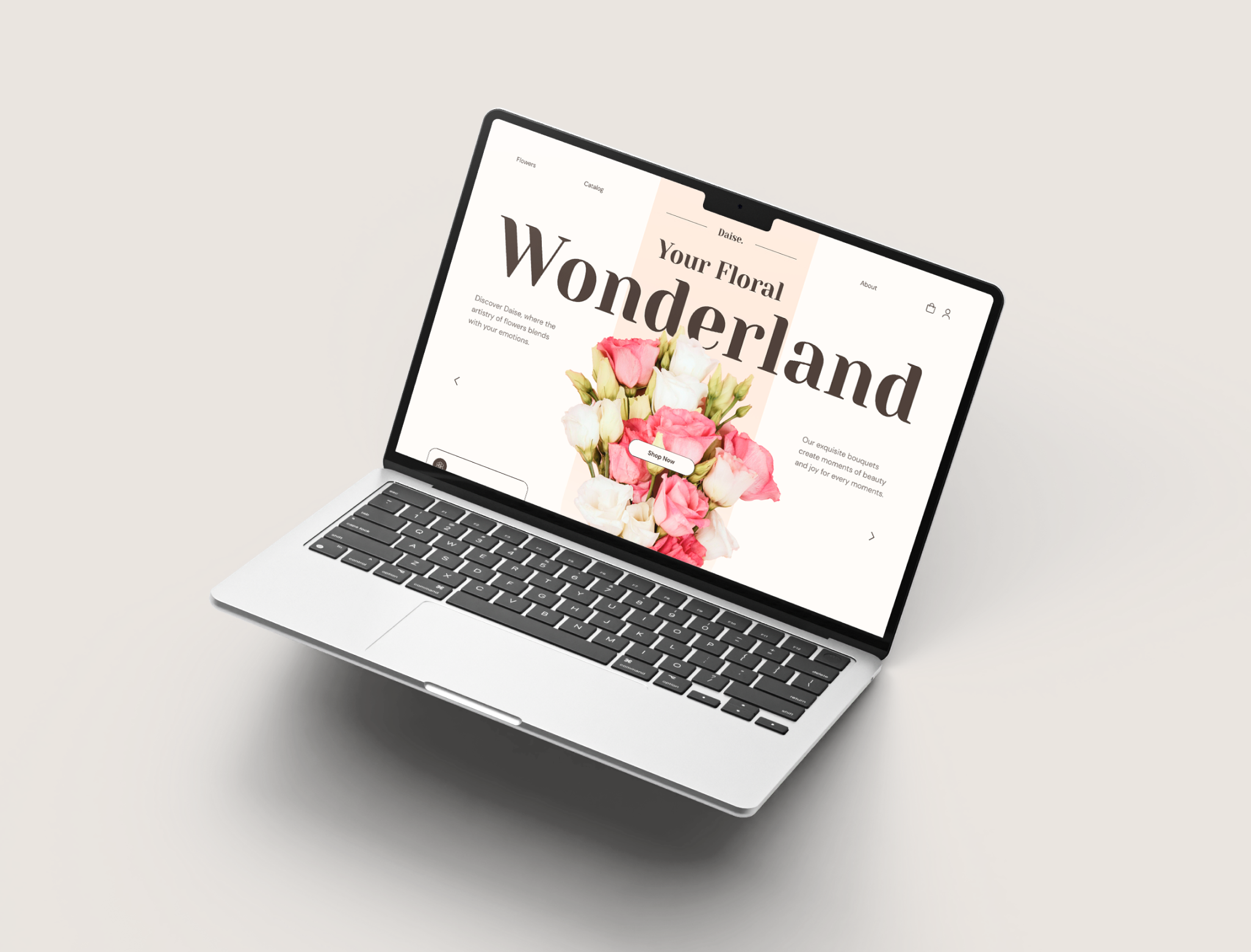 Daise - Flower Shop Landing Page Figma Template by Ahmad S. Afandi for ...