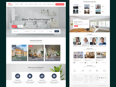 Construction Company Website UI Design by Md Nasim Sarower on Dribbble