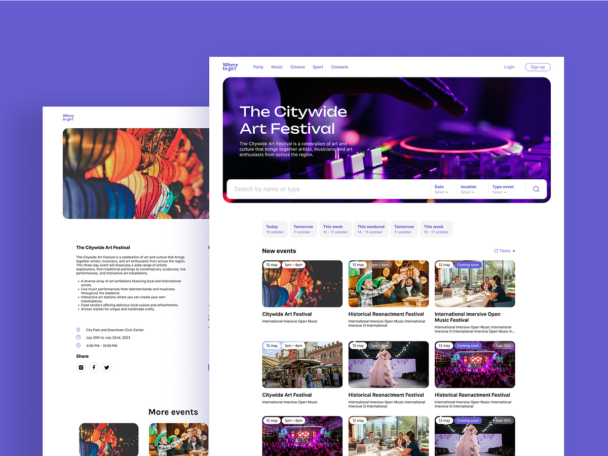 Event Website designs, themes, templates and downloadable graphic ...