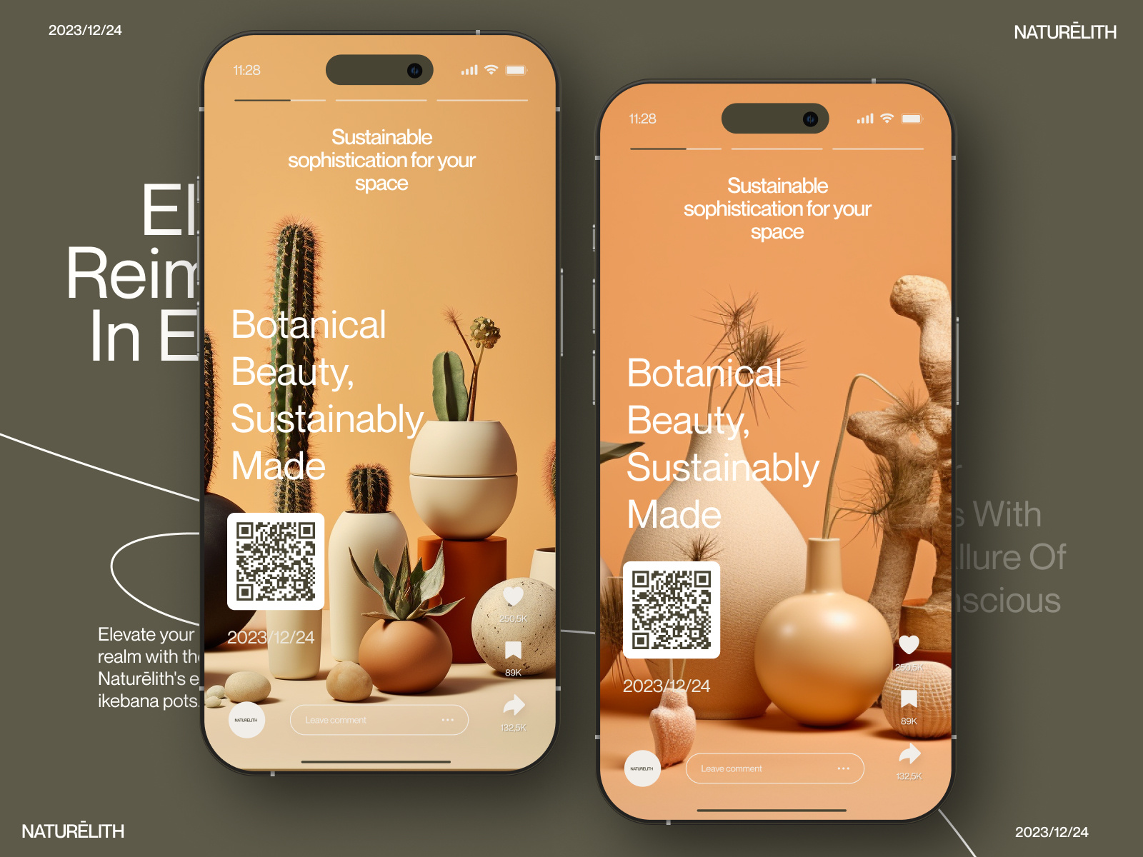 Minimalistic UI design Of Naturelith by Darina Yefymova on Dribbble
