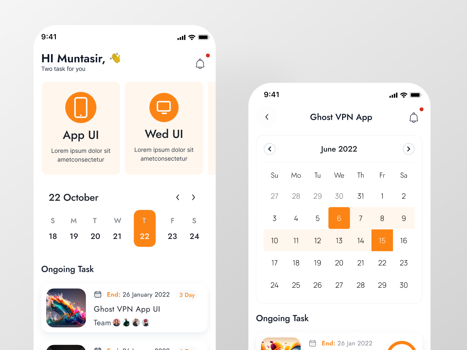 I Will Do Clean Modern App UI UX Design by Muntasir Mahmud | Dribbble