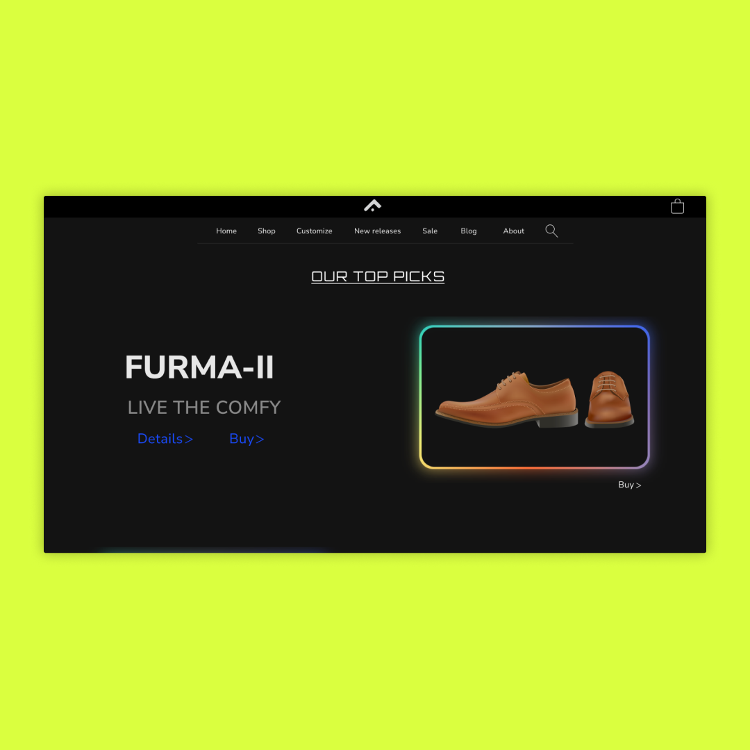 Web Design and Webflow Development | Shoe Website Design by Ziyad Khan ...