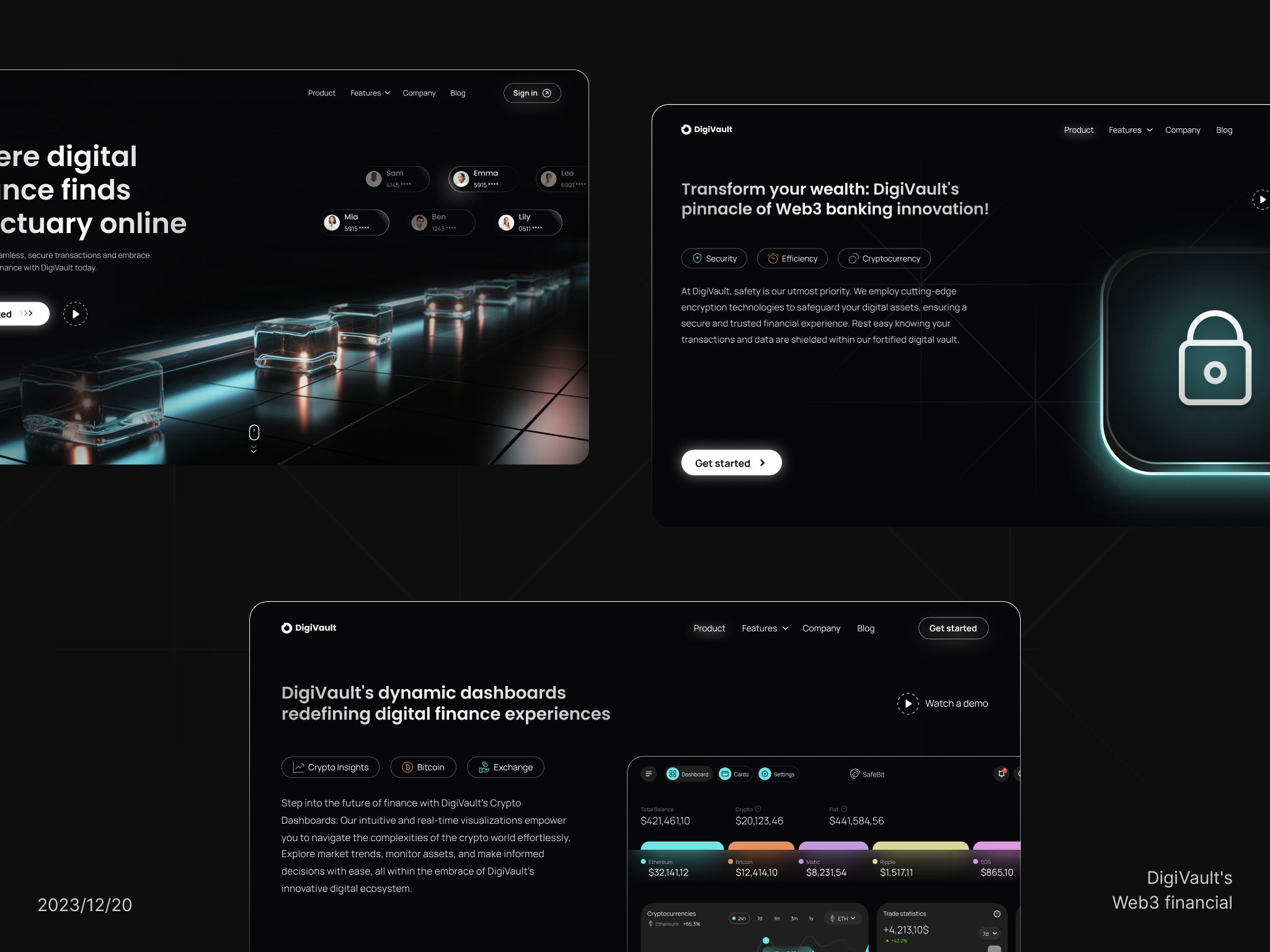Web3 Fin-Tech Web Design by Linur for Eloqwnt on Dribbble