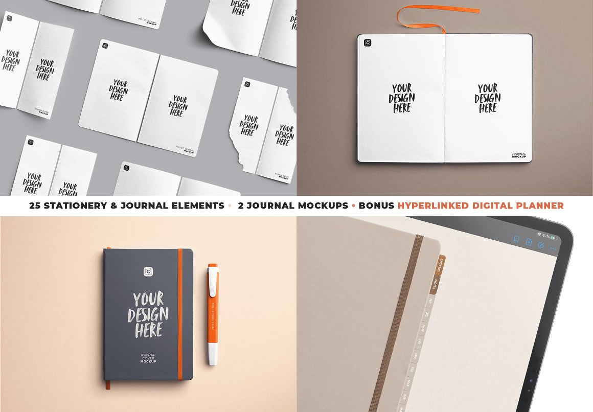 Digital Journal Creator by Product Mockups on Dribbble