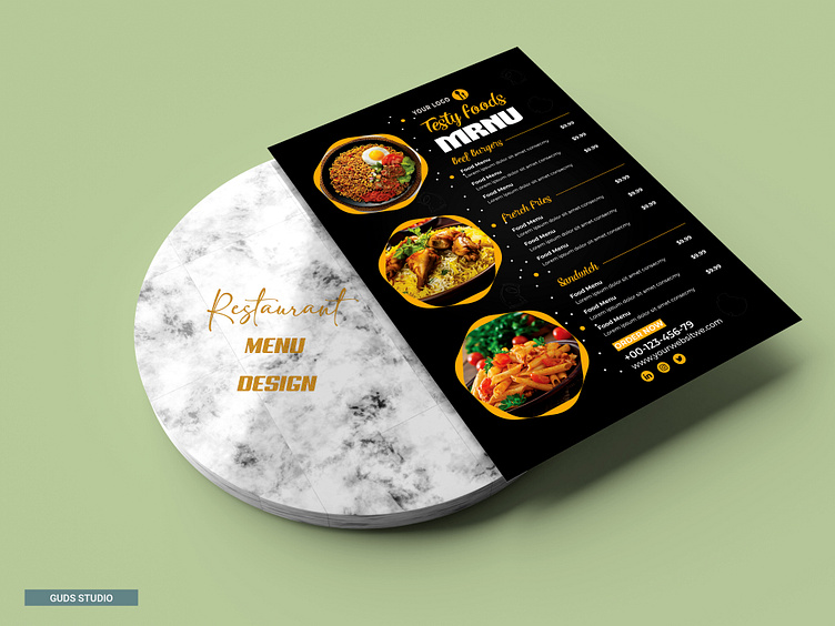 Presenting Our Latest Menu Design by KAWSAR AHMED on Dribbble