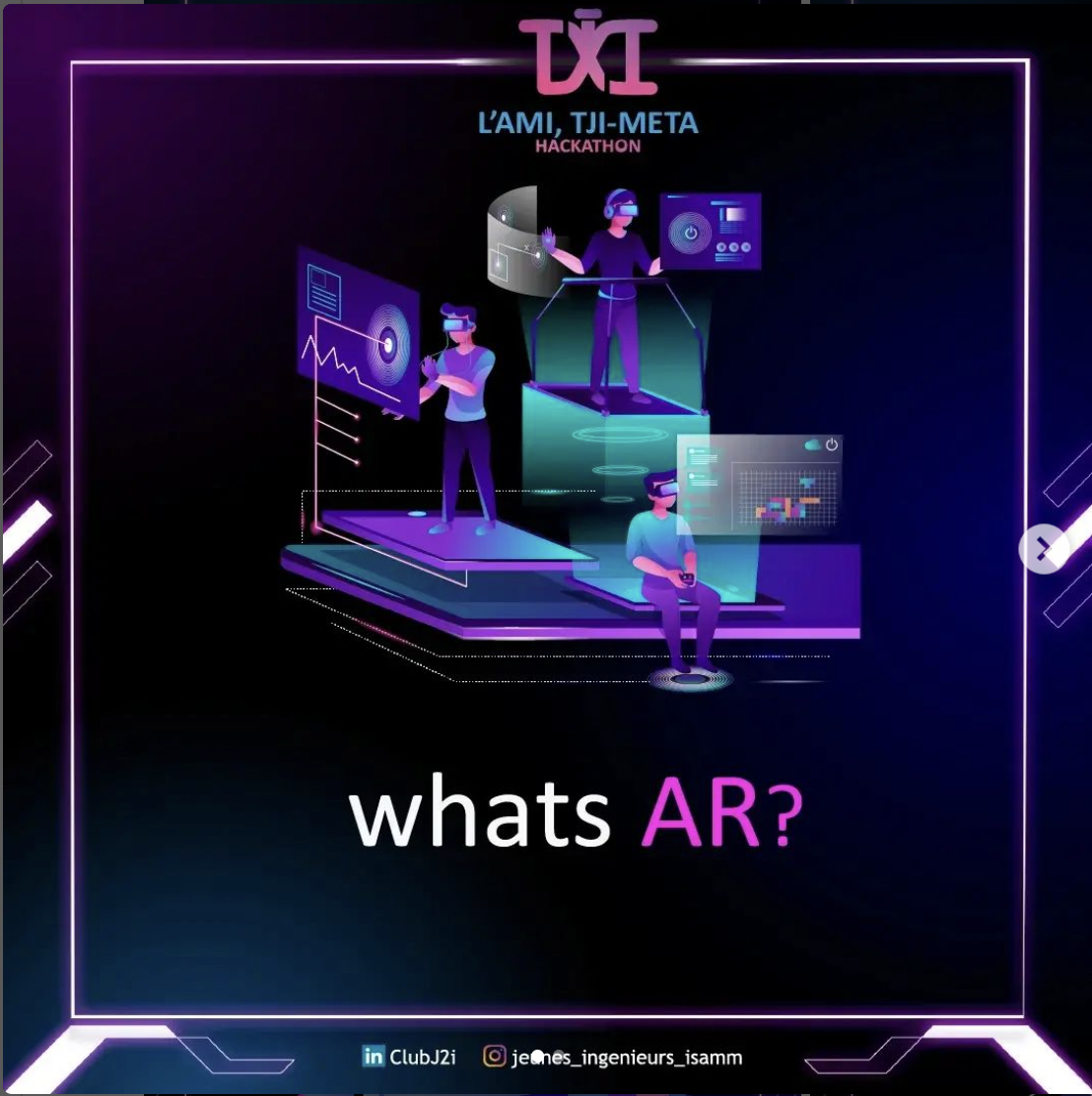 l'ami tji meta hackathon that consist about metaverse by hosni hiba on Dribbble