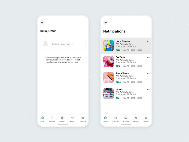 Notifications UI Design by Omar Faruk on Dribbble