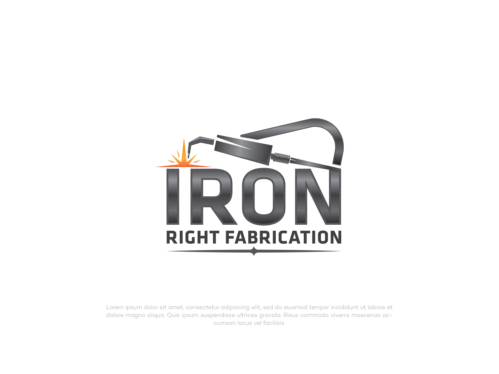 Metal Fabrication logo branding by Workline Design on Dribbble
