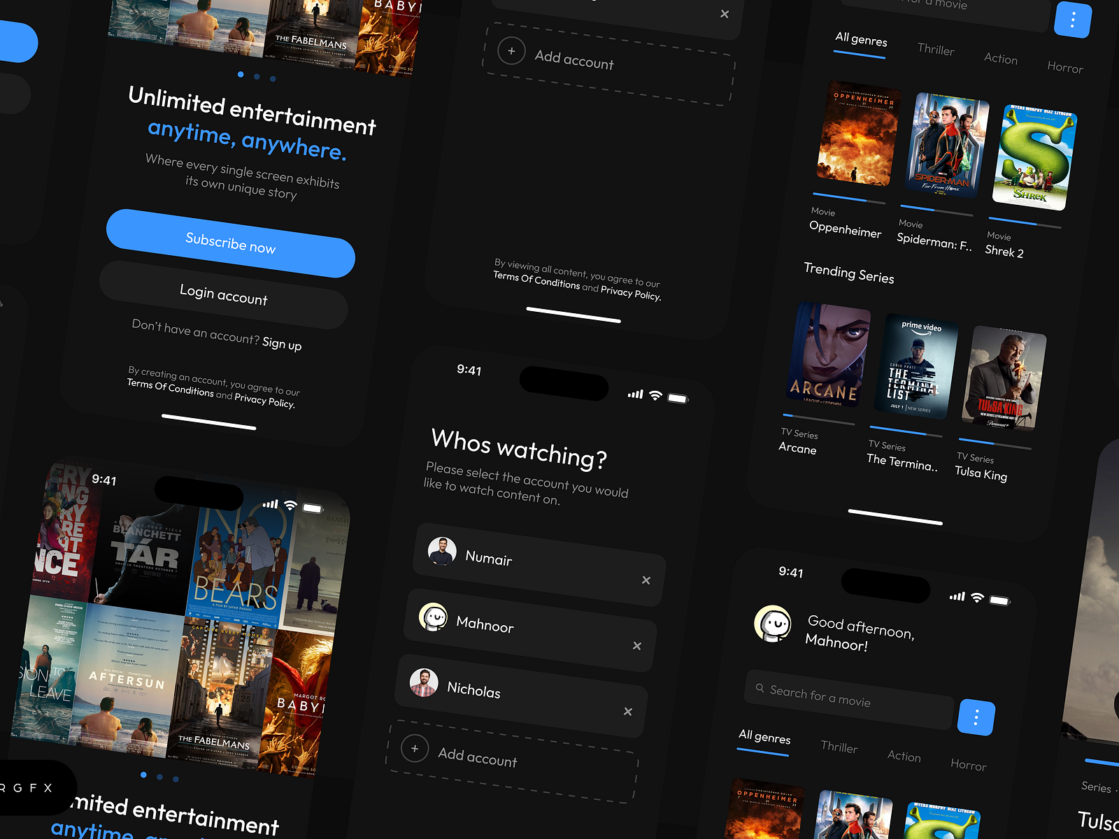 Movie App UI Design by Numair on Dribbble
