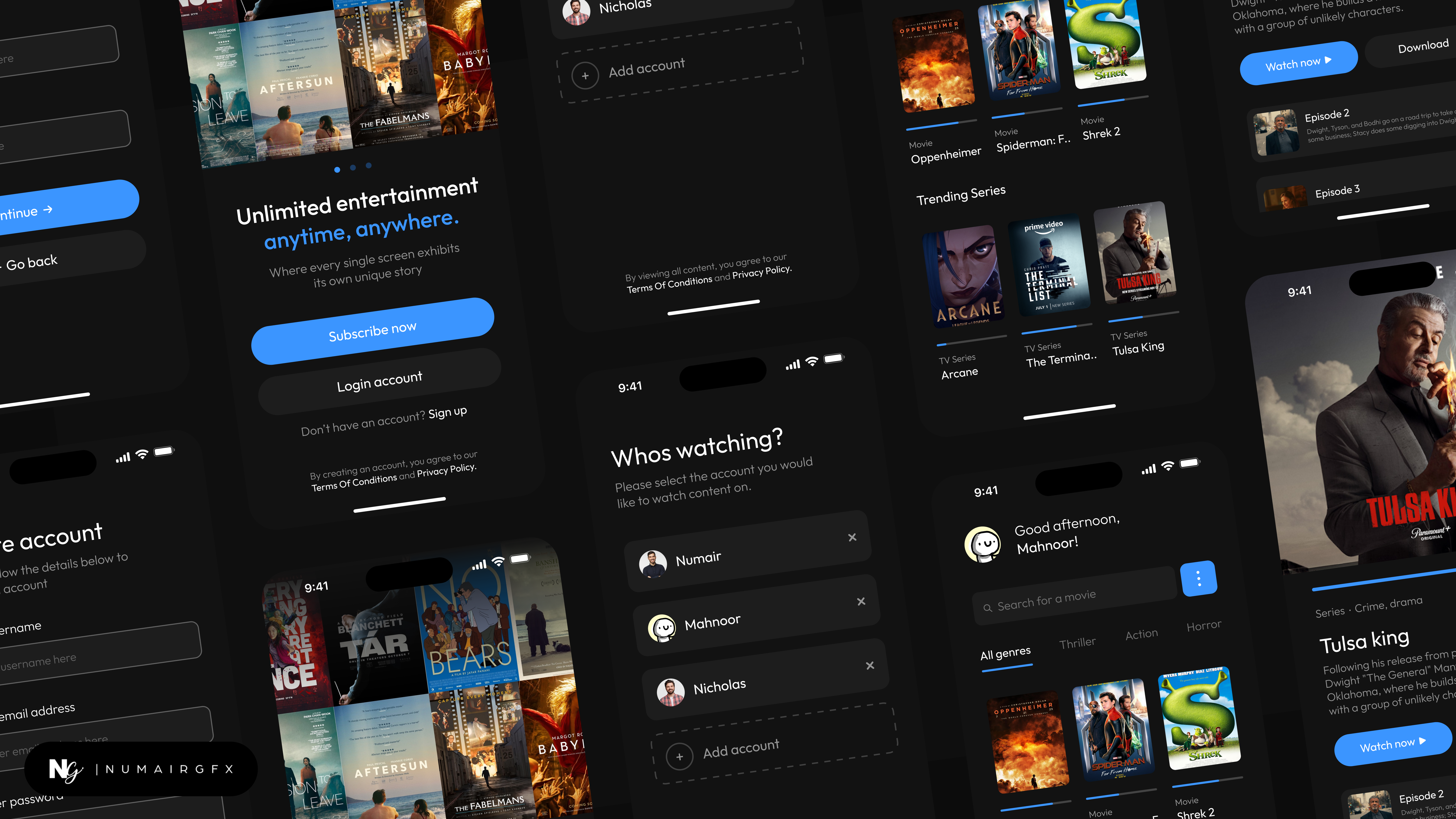Movie App UI Design by Numair on Dribbble