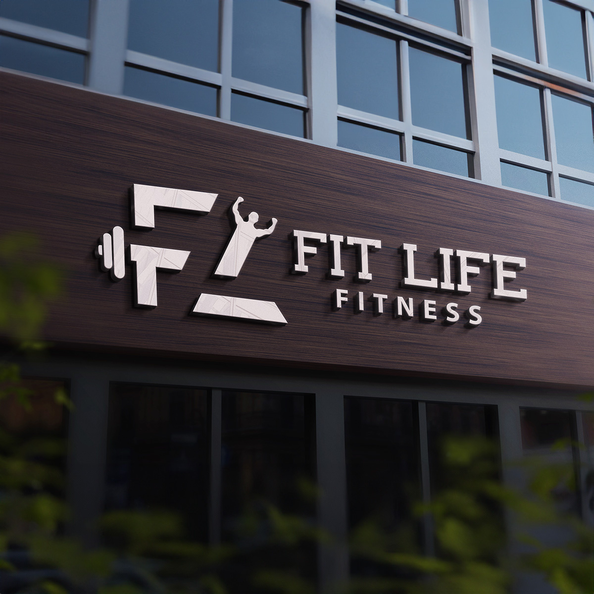 Fit Life Fitness (Gym Brand Identity) by Nabeel Akhtar on Dribbble