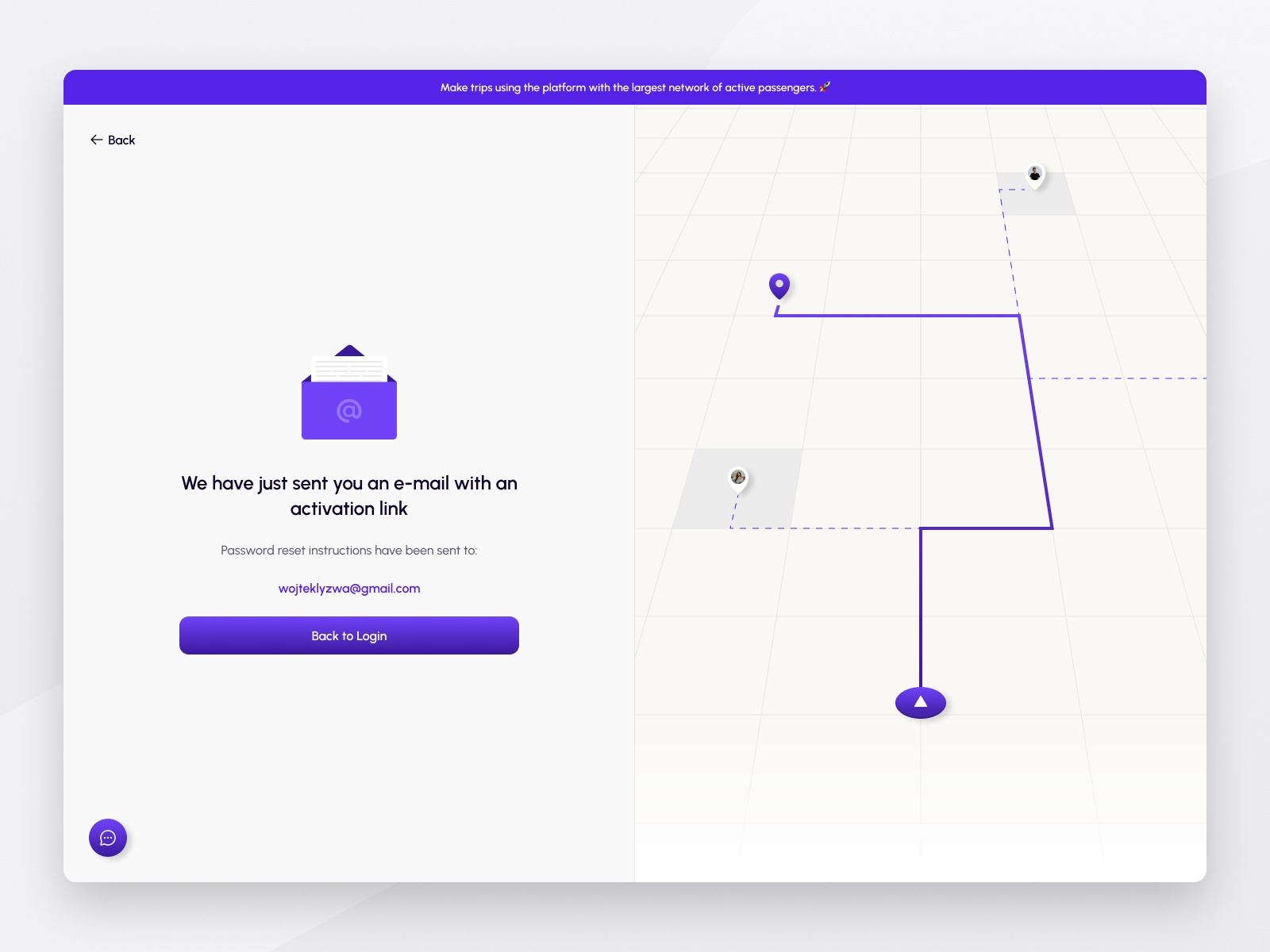 HopOn - Reset Password Page by Wojciech Łyżwa on Dribbble