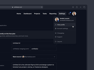 General settings — Untitled UI by Jordan Hughes® on Dribbble
