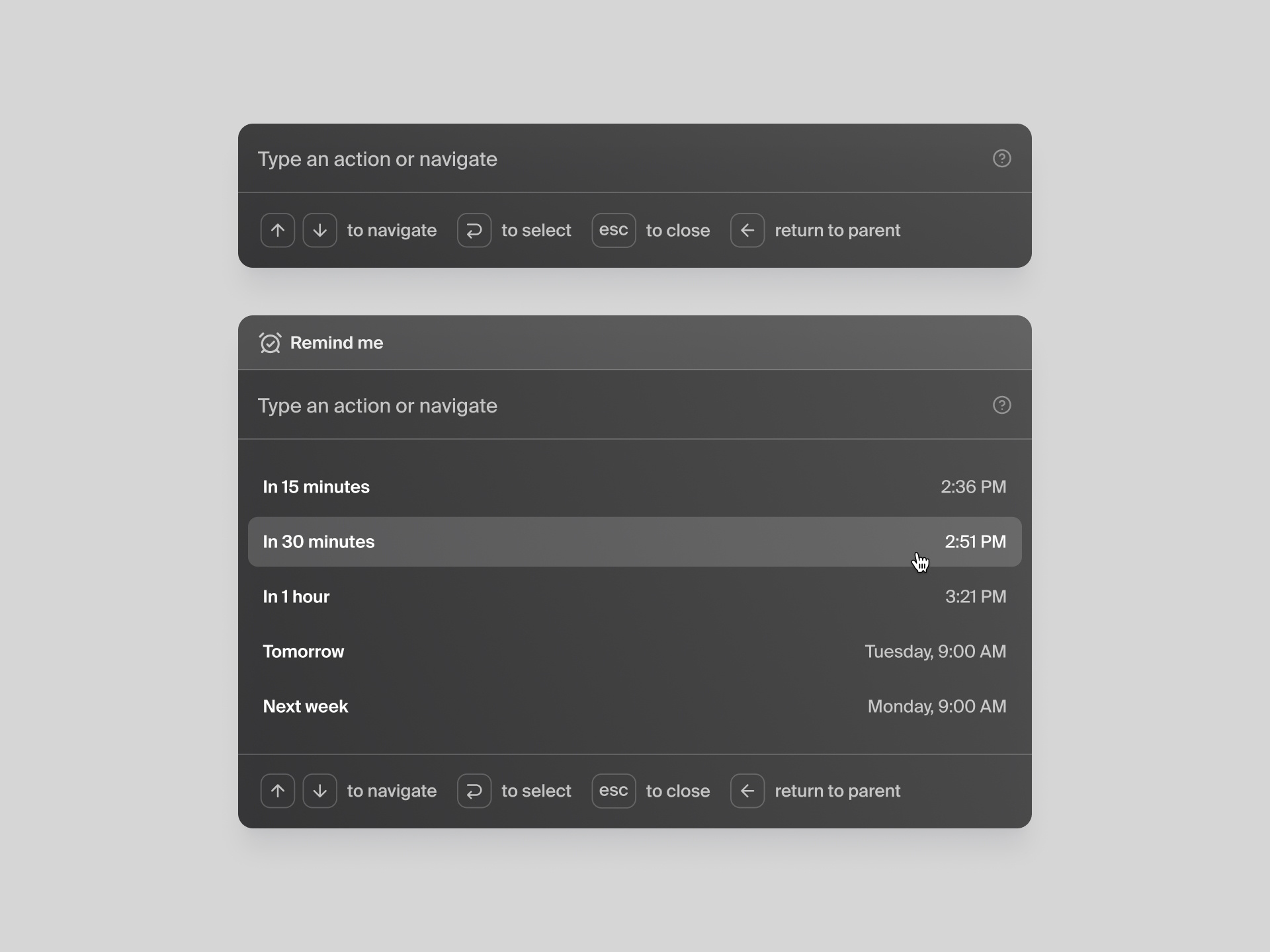 Command+K search menu — Untitled UI by Jordan Hughes® on Dribbble
