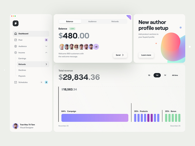 Browse thousands of UI images for design inspiration | Dribbble
