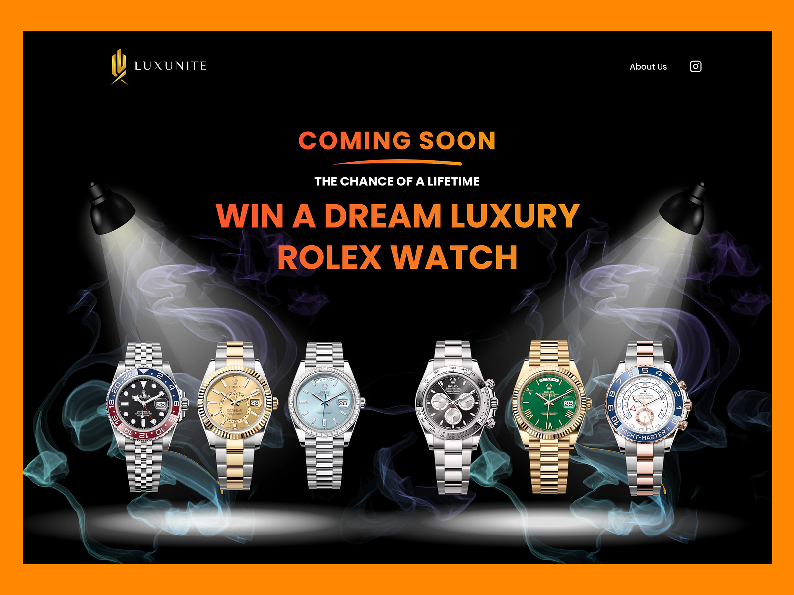 Luxury Rolex Watch Landing Page Design by Graphic Sparks on Dribbble