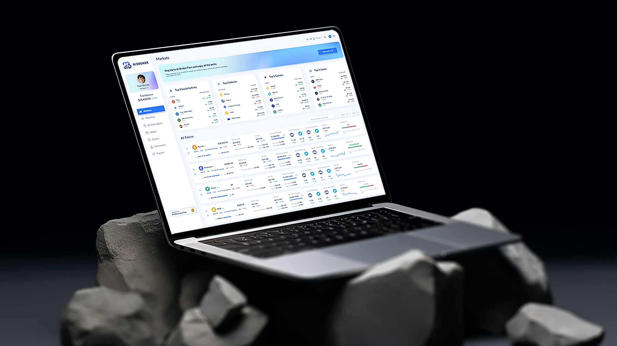 Trading & Portfolio Management Platform React Admin UI Dashboard by ...
