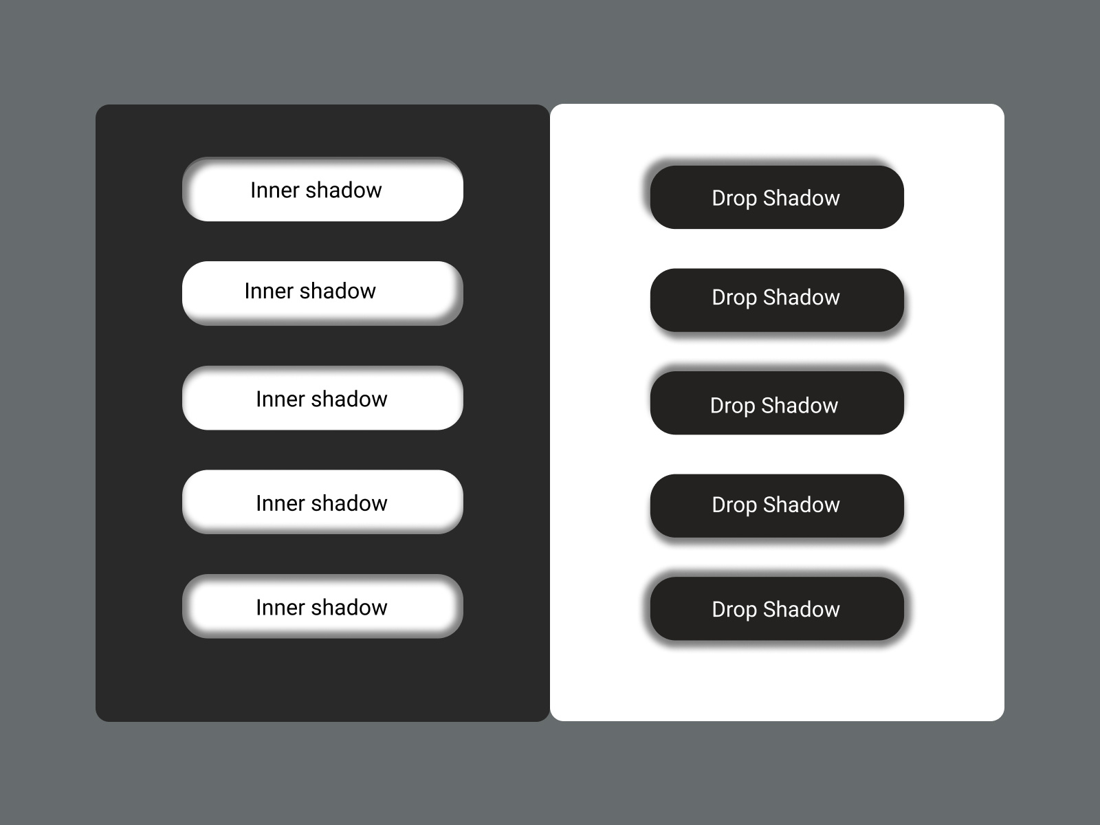 Shadow Buttons by Ravalika M on Dribbble