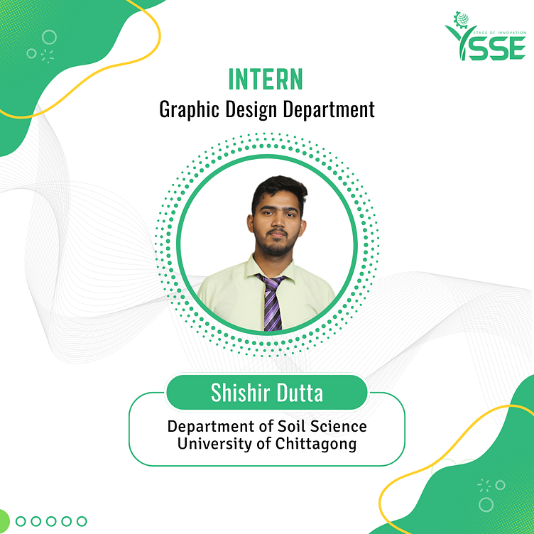 Self introduction poster by Shishir Dutta on Dribbble