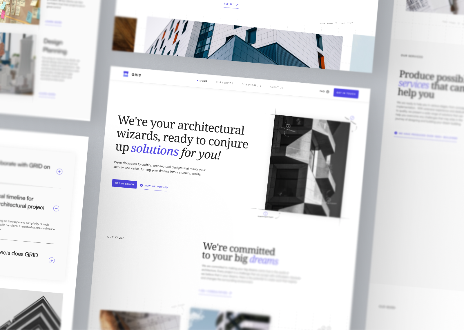GRID - Architecture Portfolio Website by Dylan Hidaytama I for SLAB ...