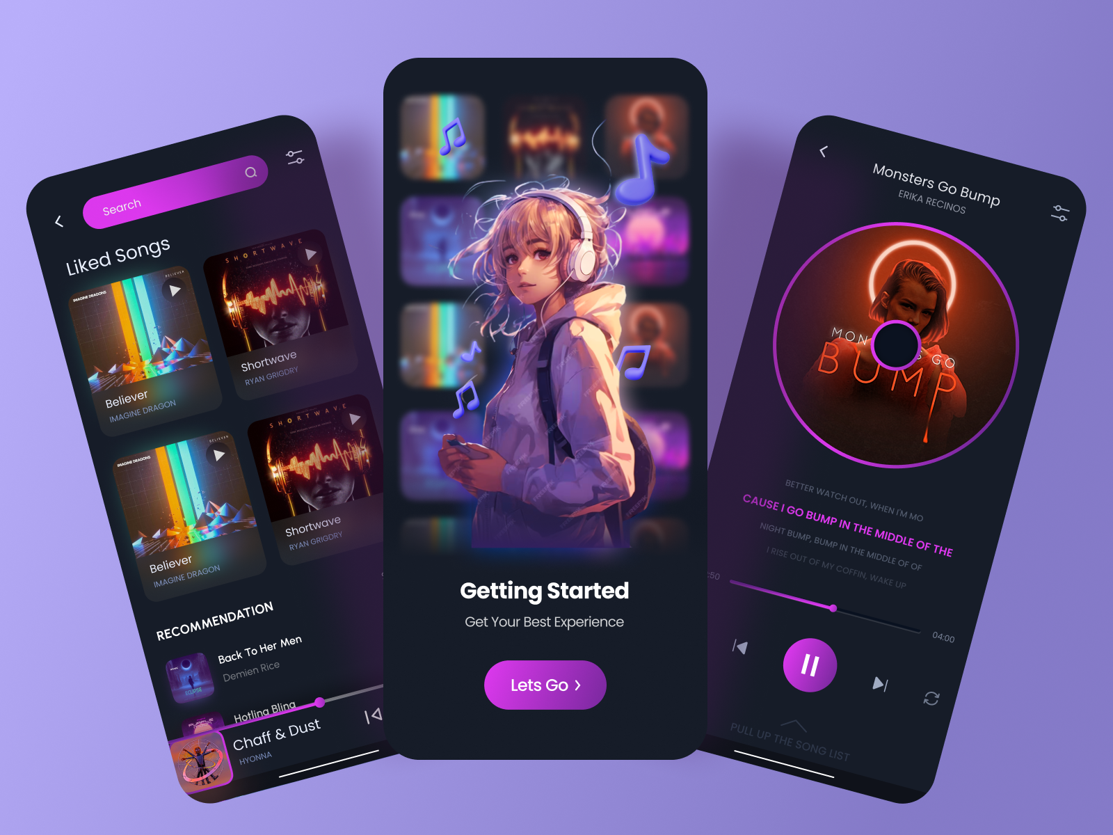 Music Player UI Design by Ft Jibon on Dribbble