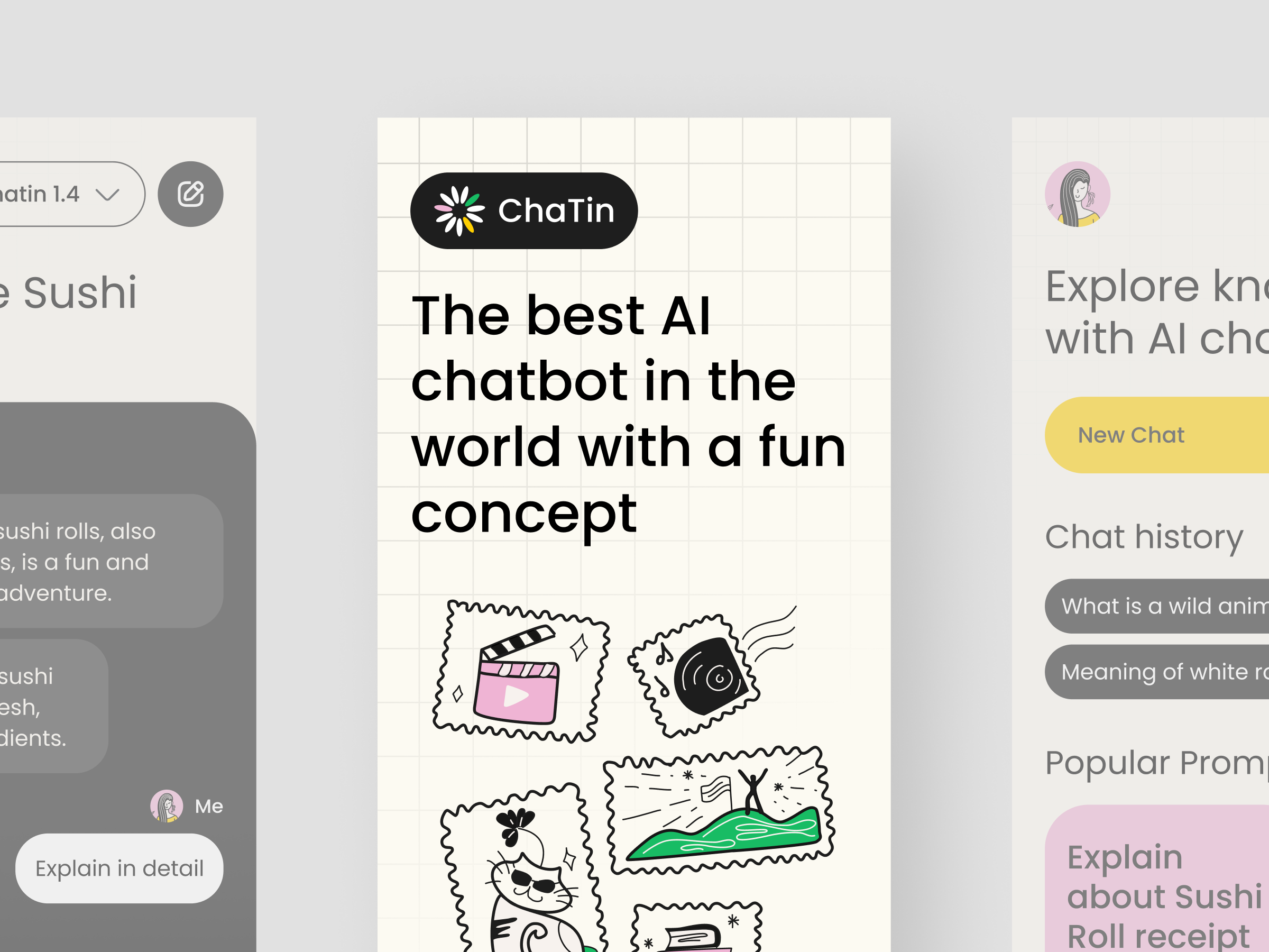 ChaTin - AI Chatbot app by Rizki Padilah on Dribbble