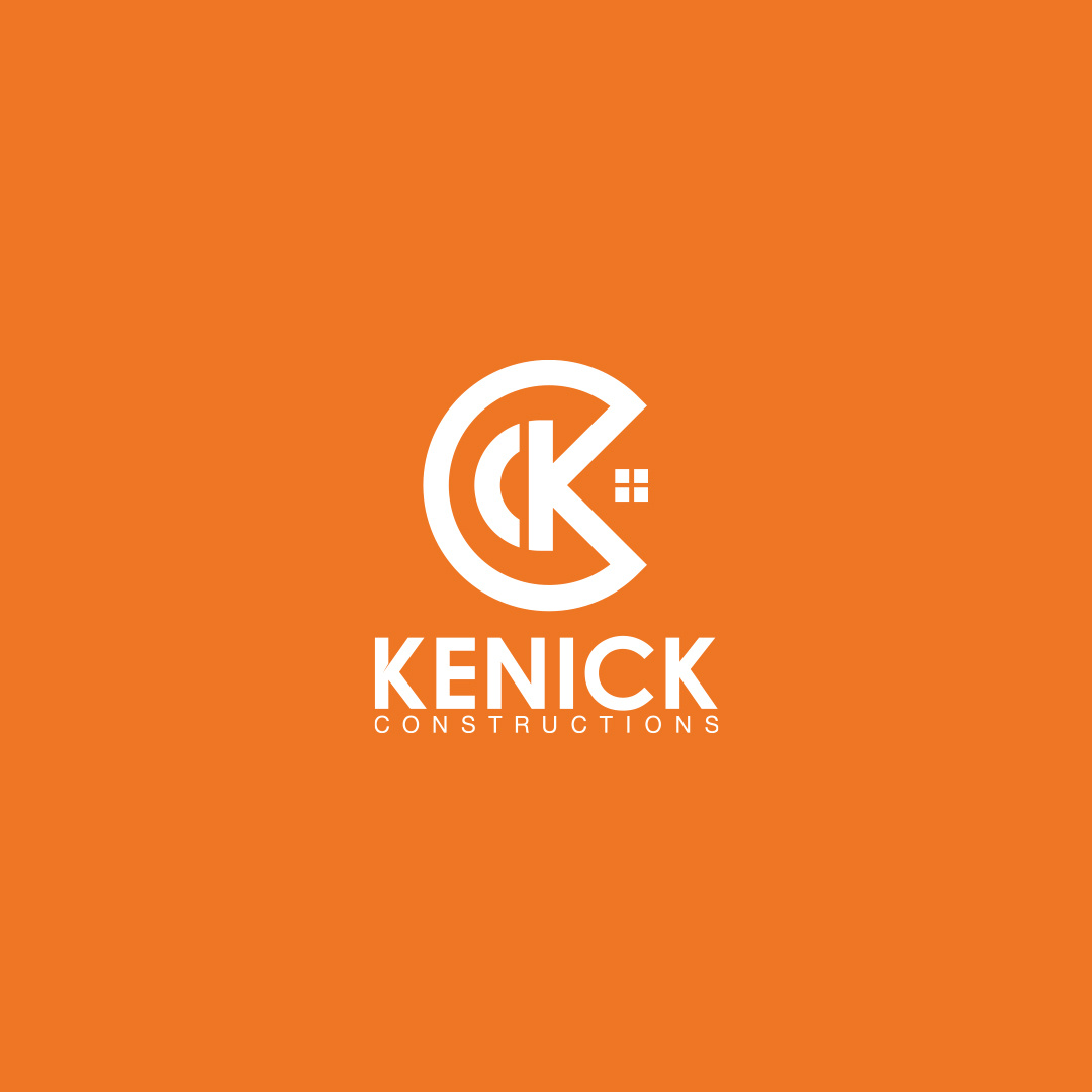 Kenick_construction_logo by Kayyezhuthu on Dribbble
