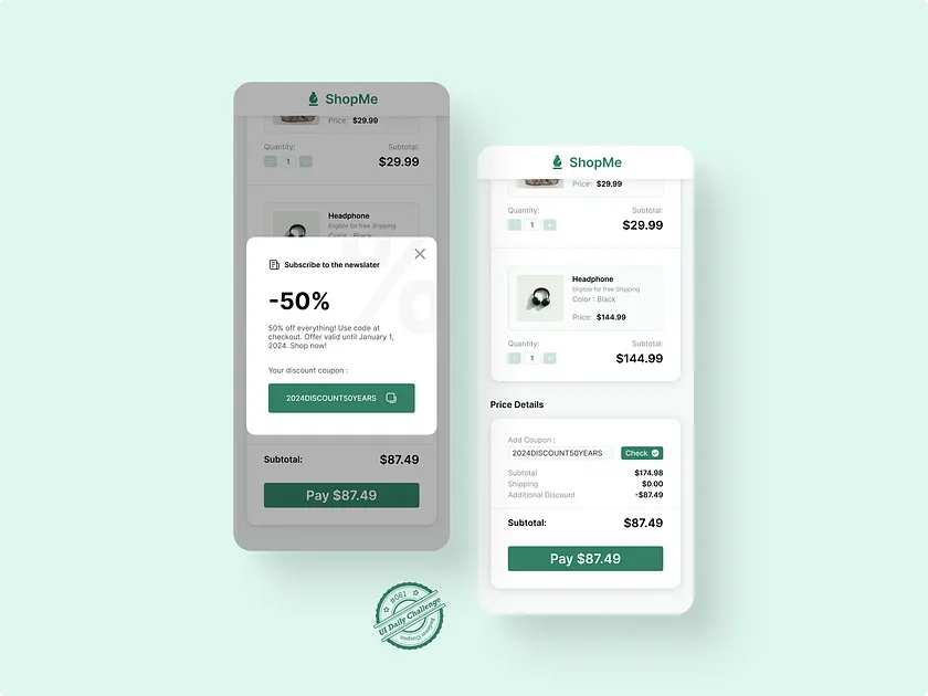 Coupon UI designs, themes, templates and downloadable graphic elements ...