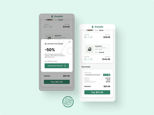 Coupon UI designs, themes, templates and downloadable graphic elements ...
