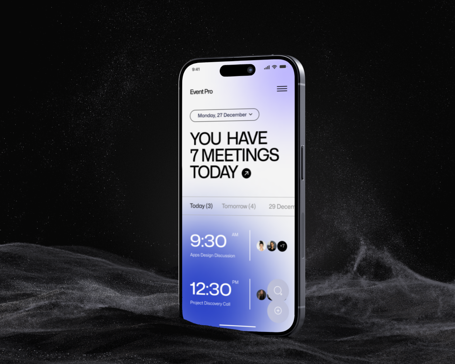 Event Pro - Calendar App Design by Shaafi Ahmad 🐉 on Dribbble