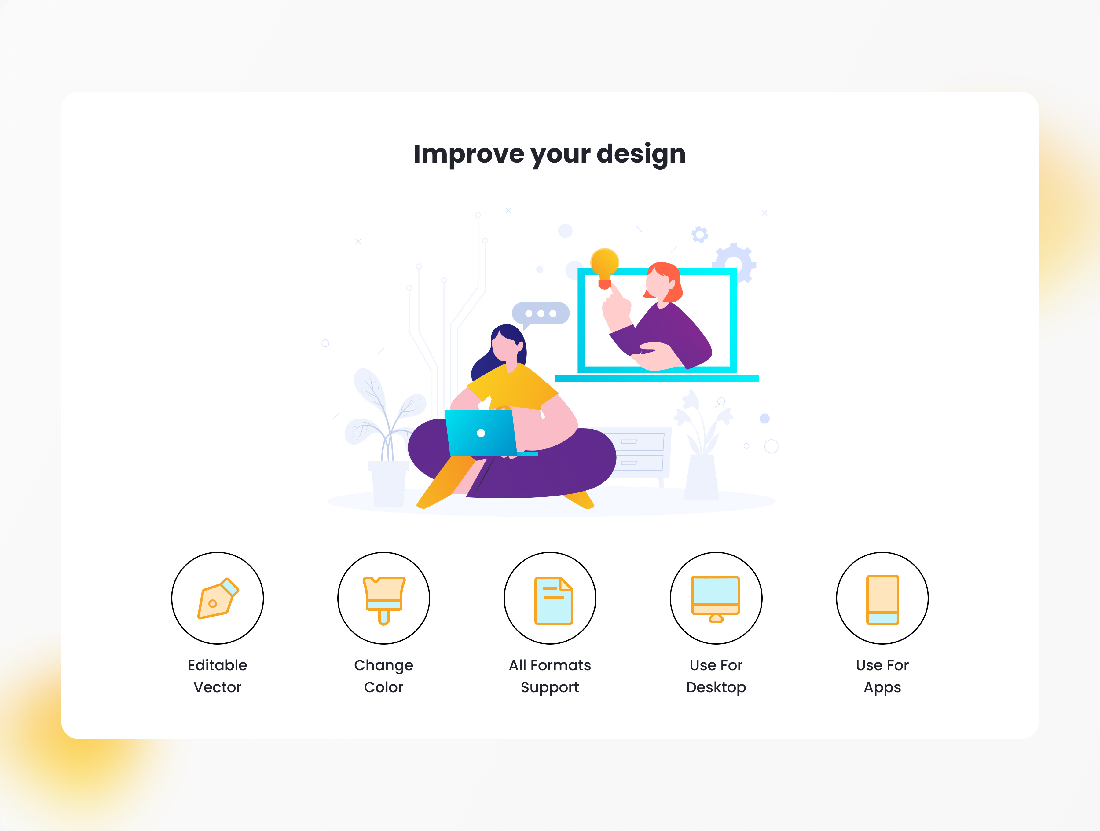 E-Learning Illustration Set by Keyur Vadhadia for Devoq Design on Dribbble