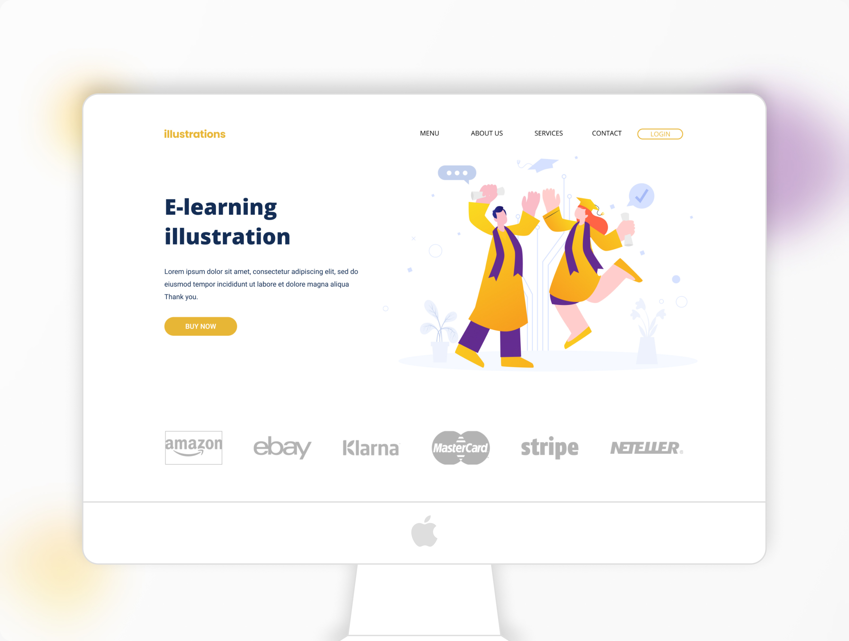 E-Learning Illustration Set by Keyur Vadhadia for Devoq Design on Dribbble