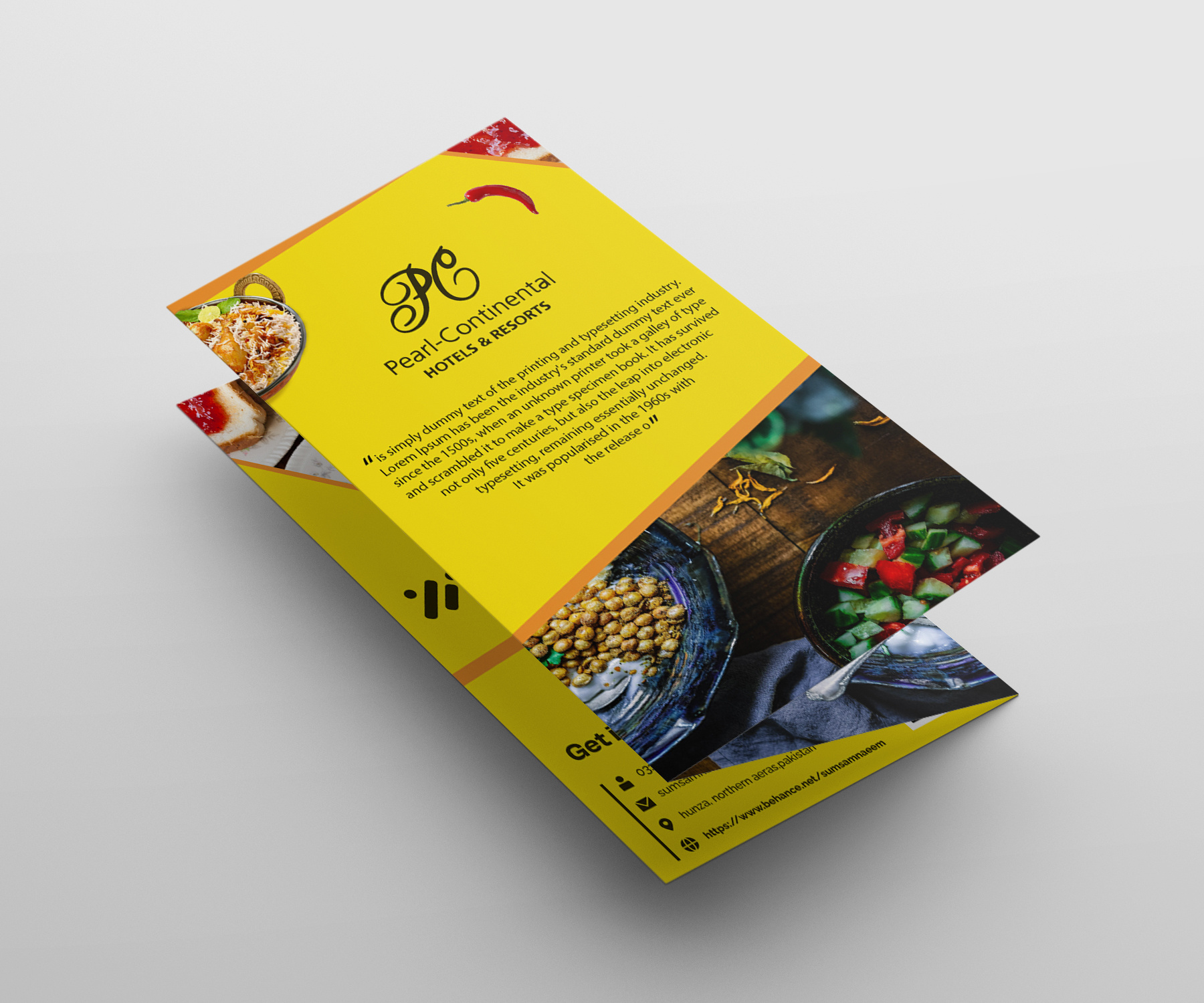 Attractive Trifold Brochure Designs by Saam.graphics on Dribbble
