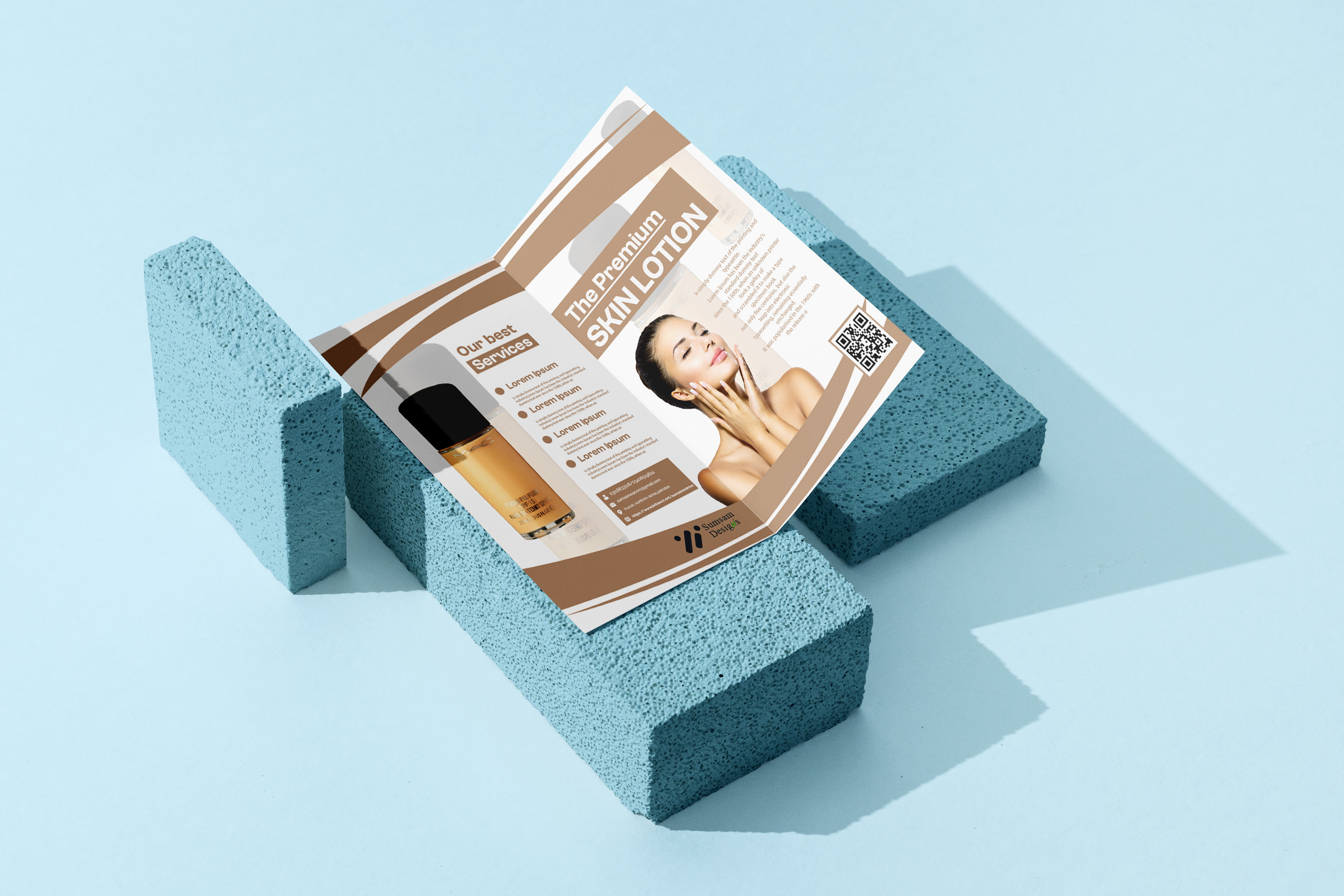 Attractive Trifold Brochure Designs by Saam.graphics on Dribbble