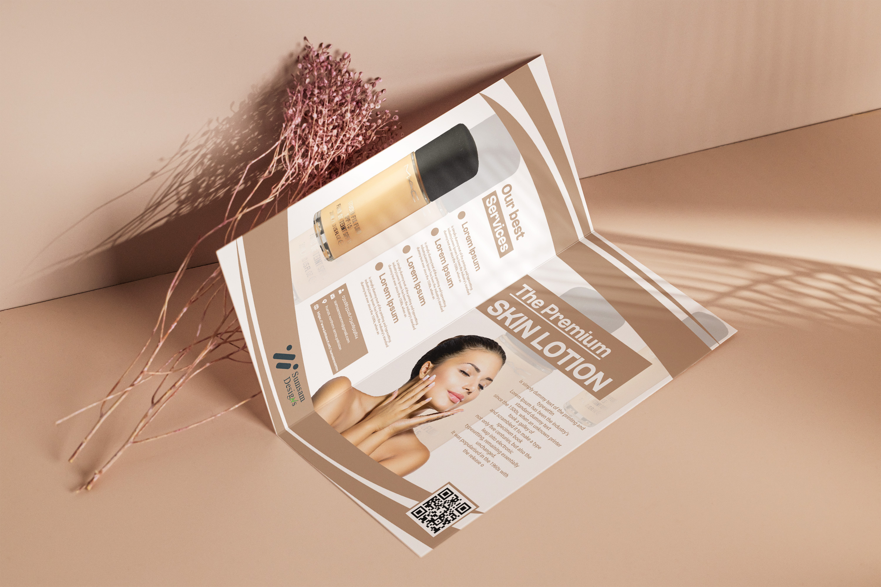 Attractive Trifold Brochure Designs by Saam.graphics on Dribbble