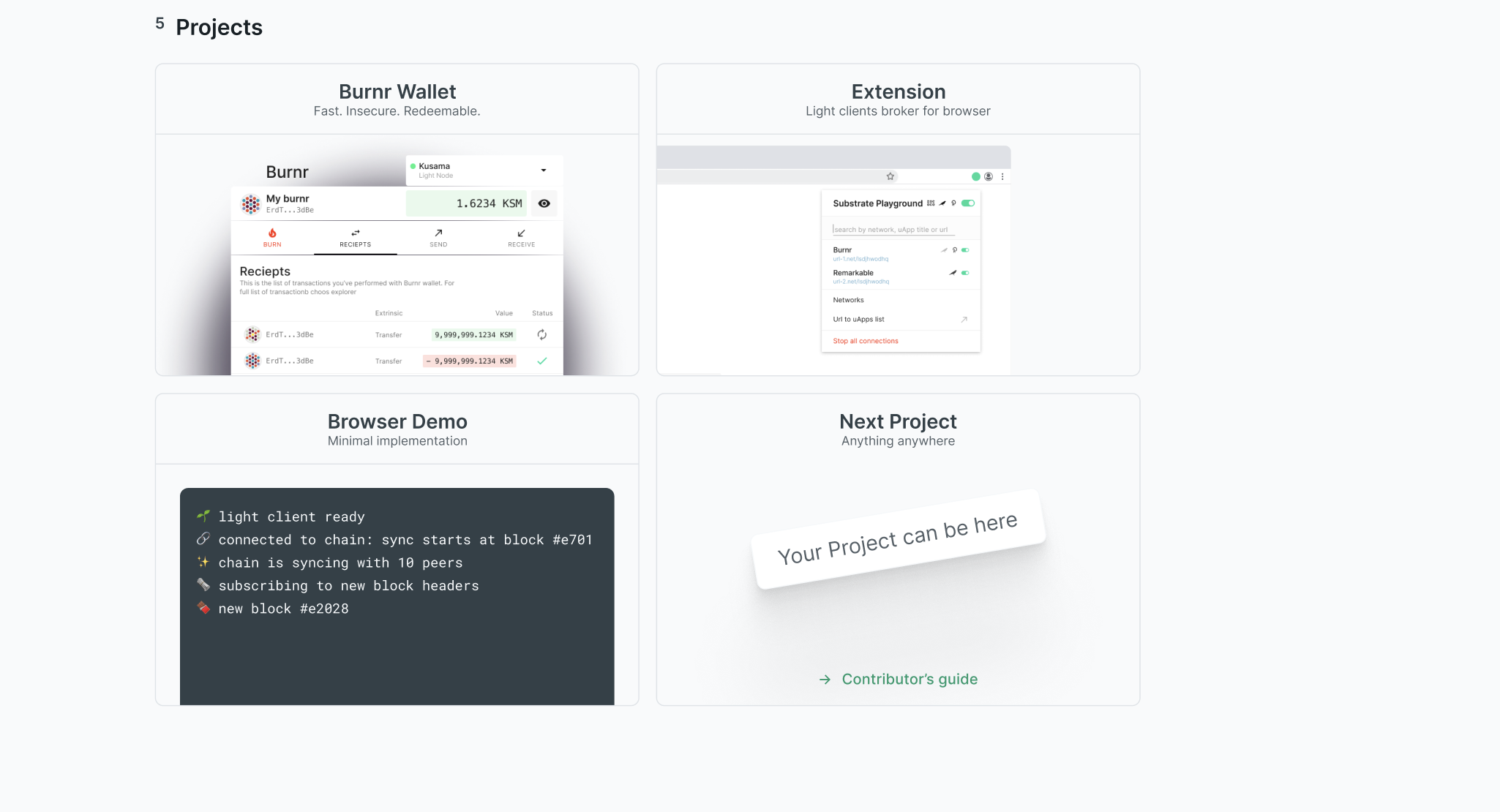 Substrate Connect website by Sveta Goldstein on Dribbble