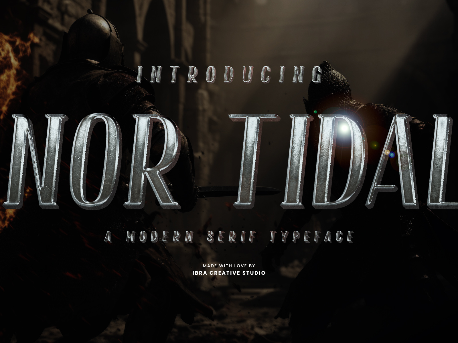 Nor Tidal – A Modern Serif Font by Ibra Creative on Dribbble