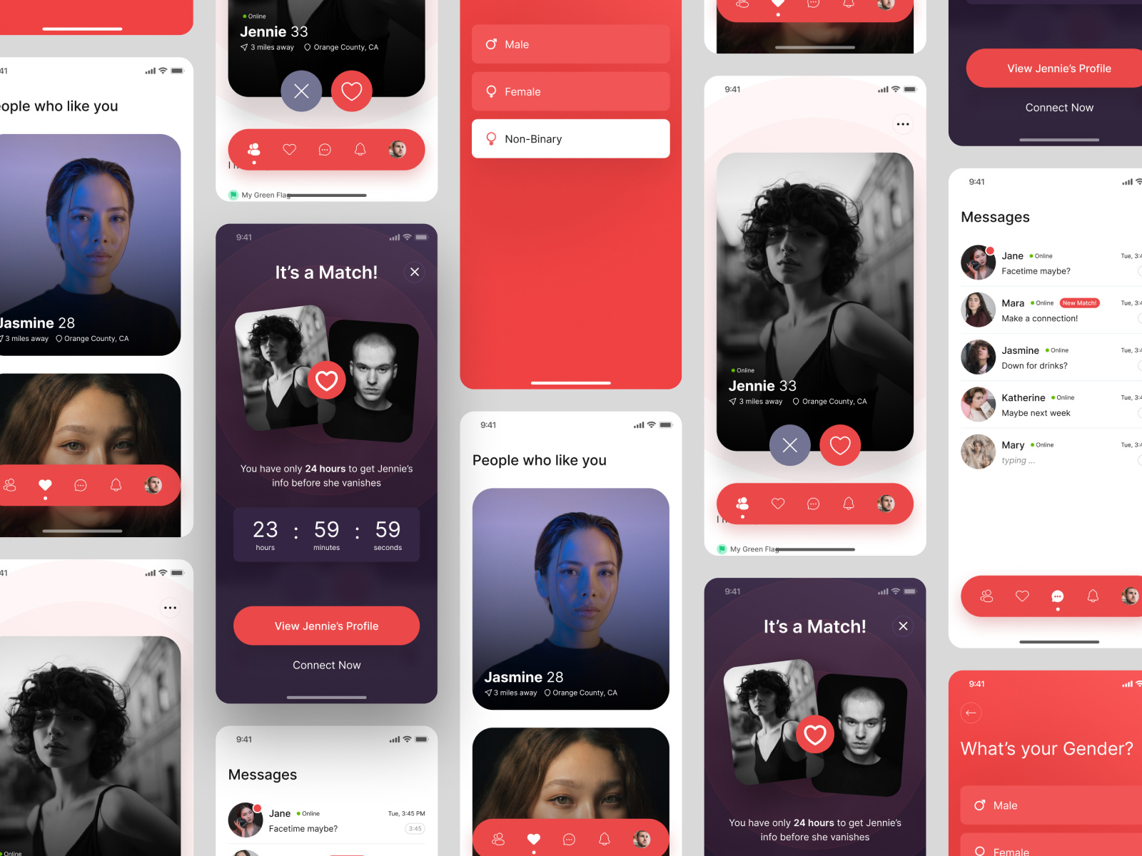 Dating App iOs UX & UI Design by Bayu Wiranagara on Dribbble